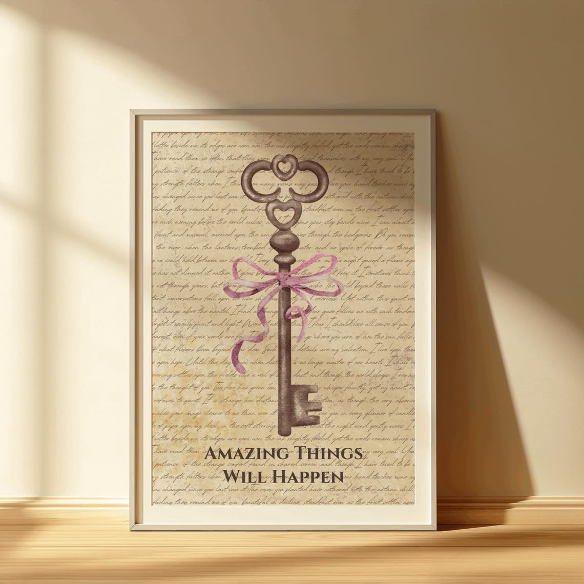 Amazing Things Will Happen Inspirational Key Art Poster Positive ...