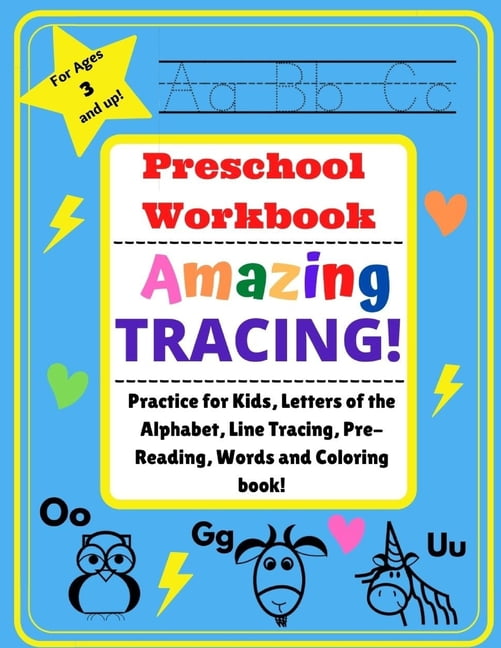 Amazing Tracing! : Preschool Workbook - Ages 3 and Up, Practice for ...