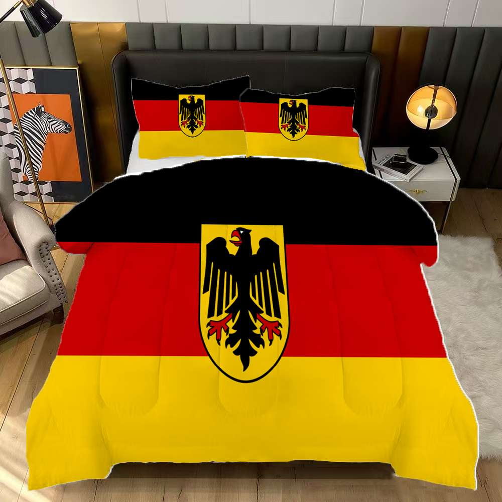Amazing Vector Of German Flag Comforter Set Queen Size Bedding Set For ...