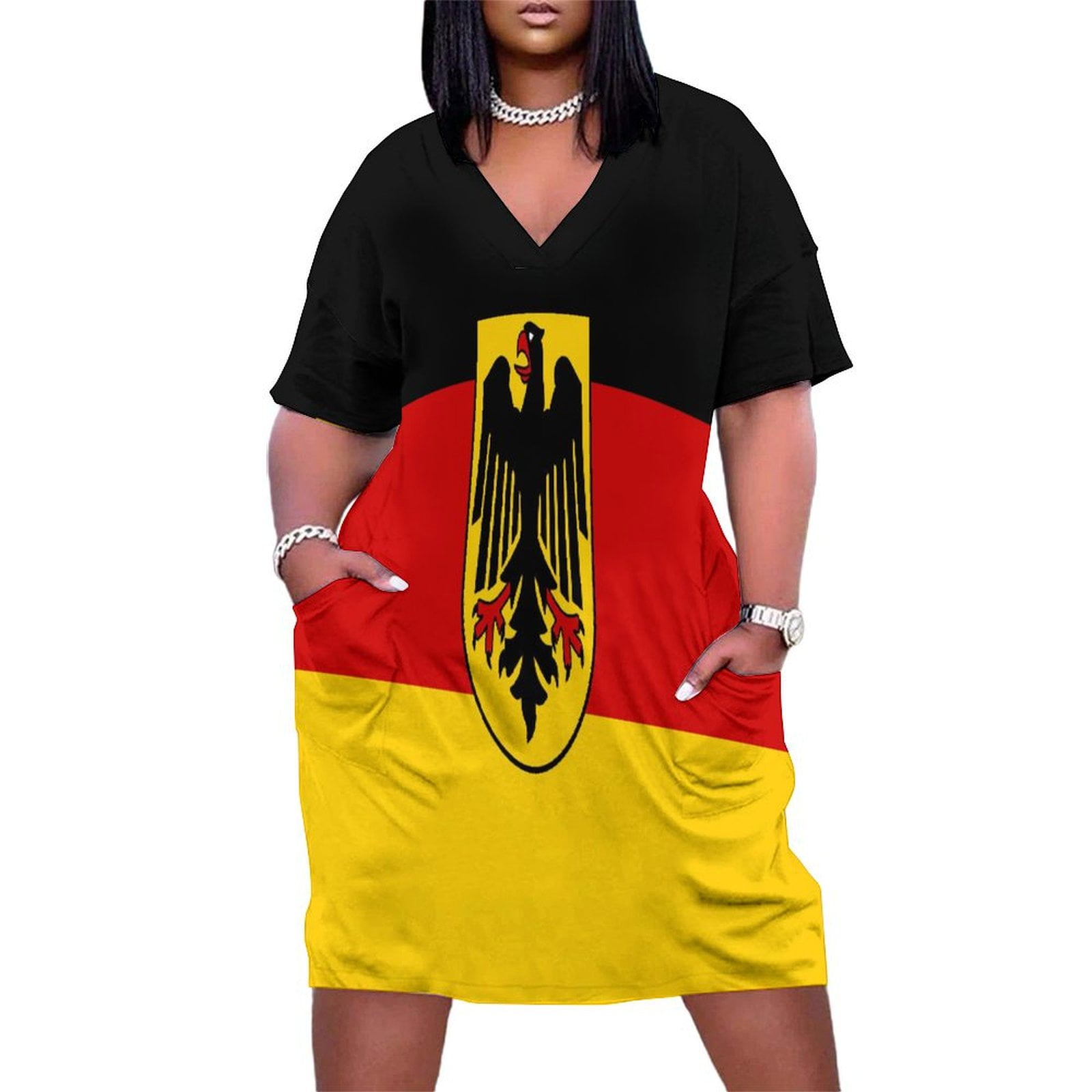 Amazing Vector of German Flag Summer Dresses for Women Plus Size ...