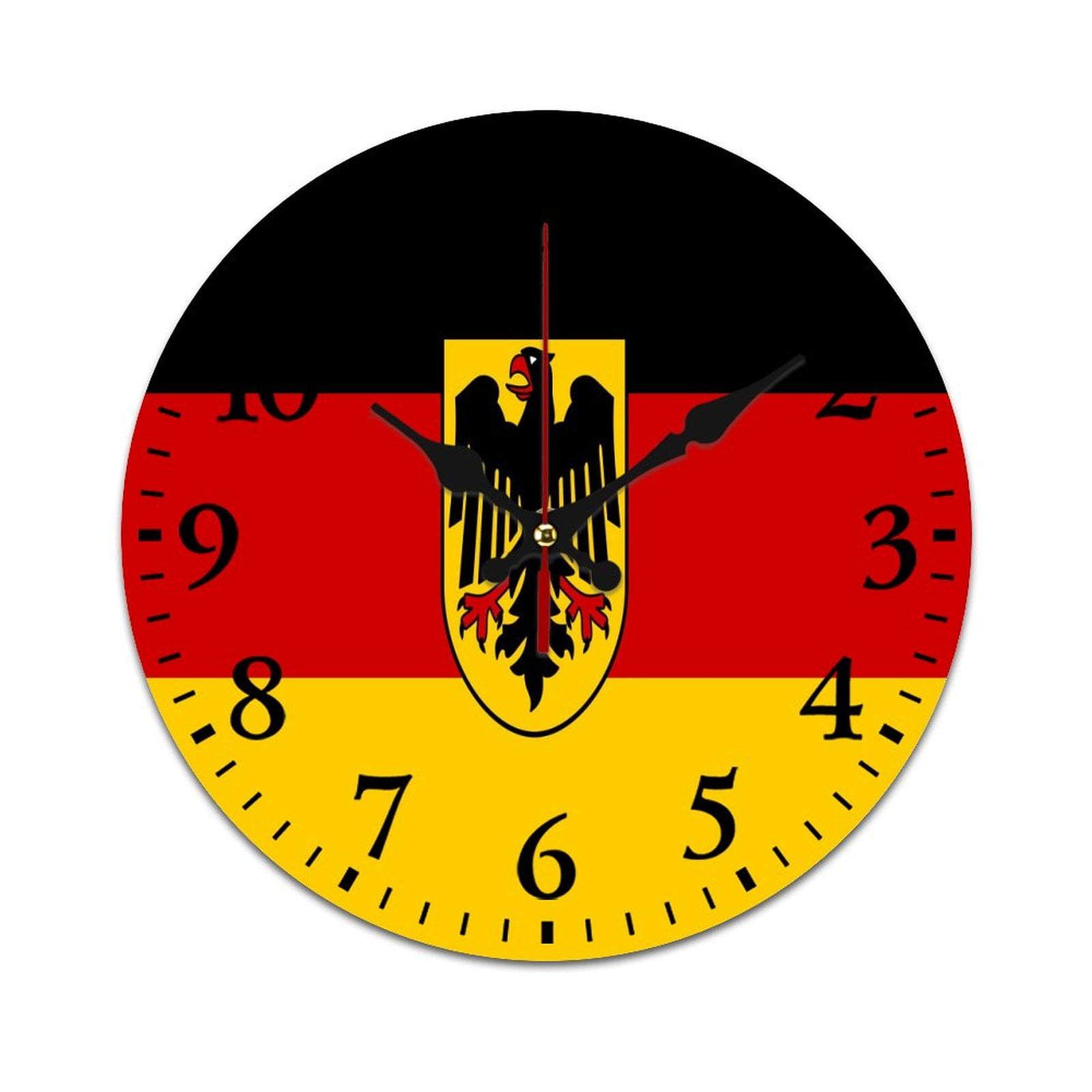 Amazing Vector of German Flag Wall Clock Modern Design Clocks Wall ...