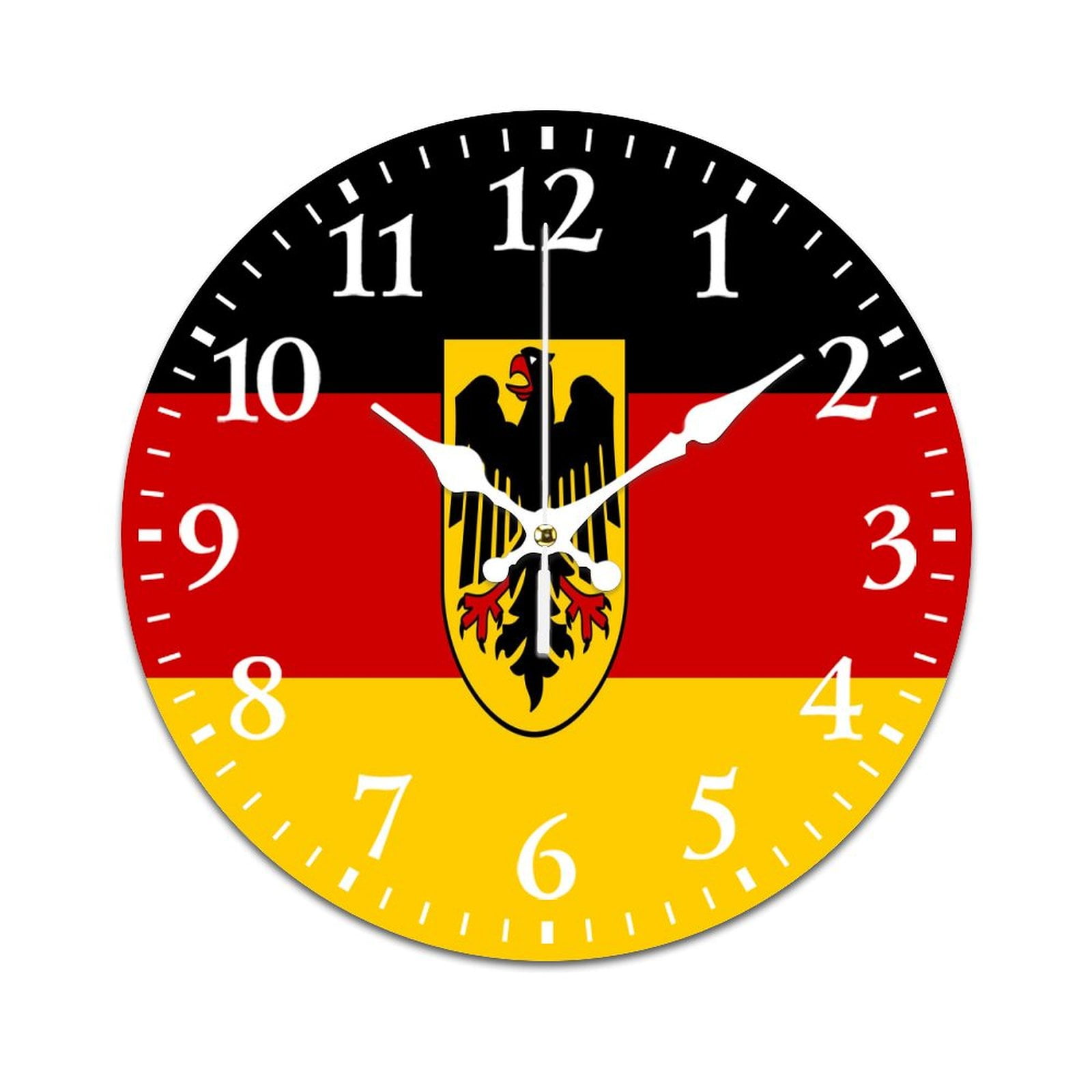 Amazing Vector of German Flag Wall Clock Modern Design Clocks Wall ...