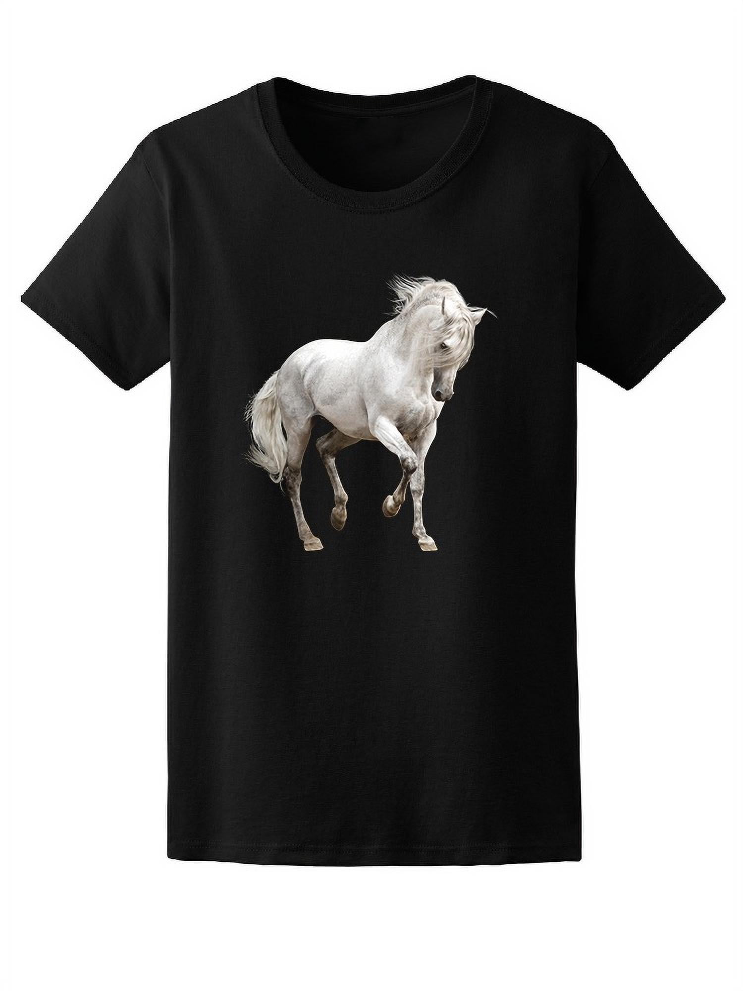 Amazing White Andalusian Horse T-Shirt Women -Image by Shutterstock ...