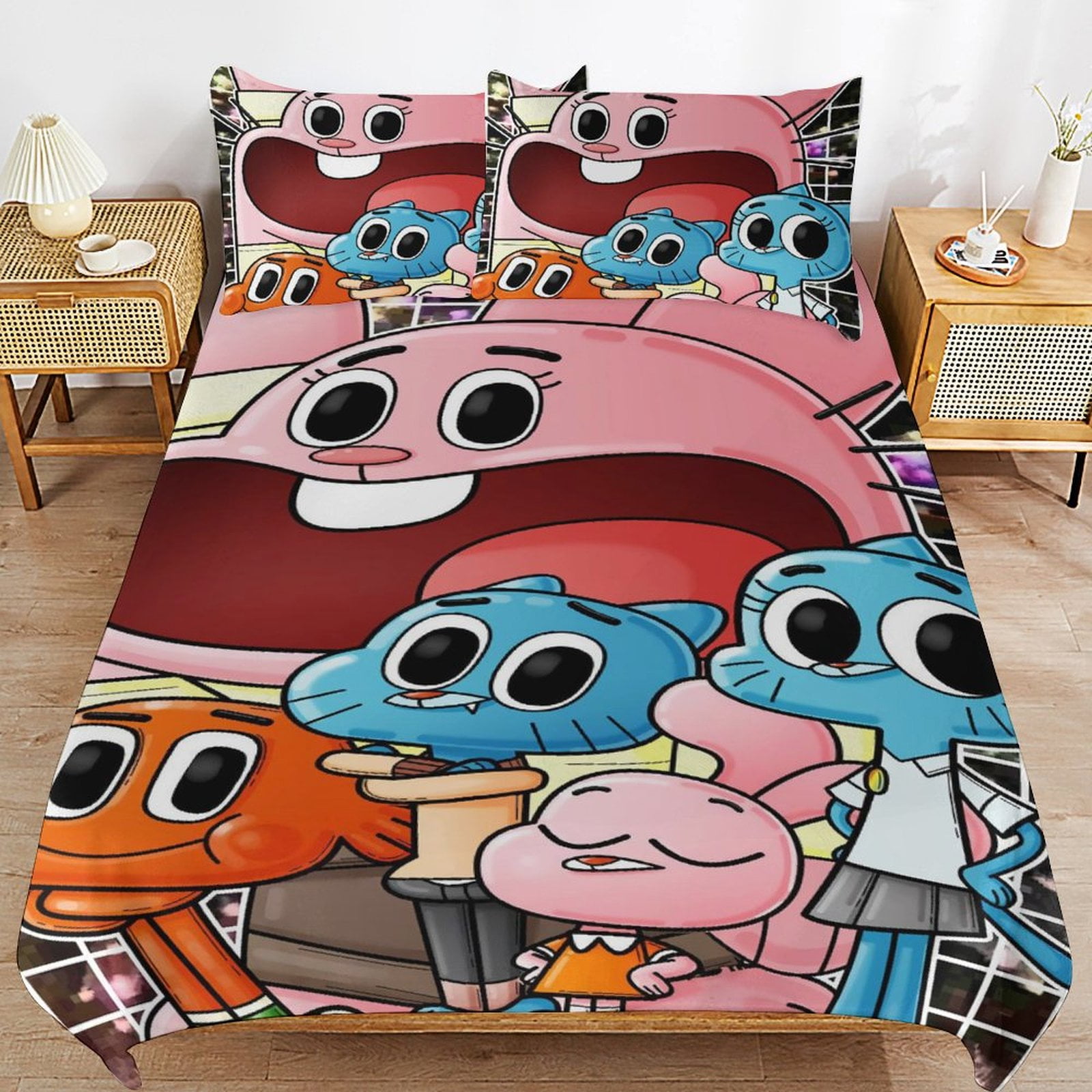 Amazing World of Gumball 3 Piece Bedding Sets for Boys Girls Teens ...