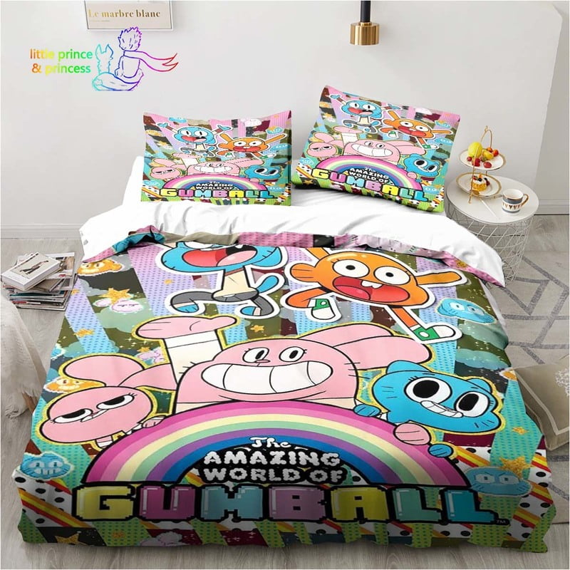 Amazing World Gumball 3D Printed Bedding Set Single Twin Full Queen ...
