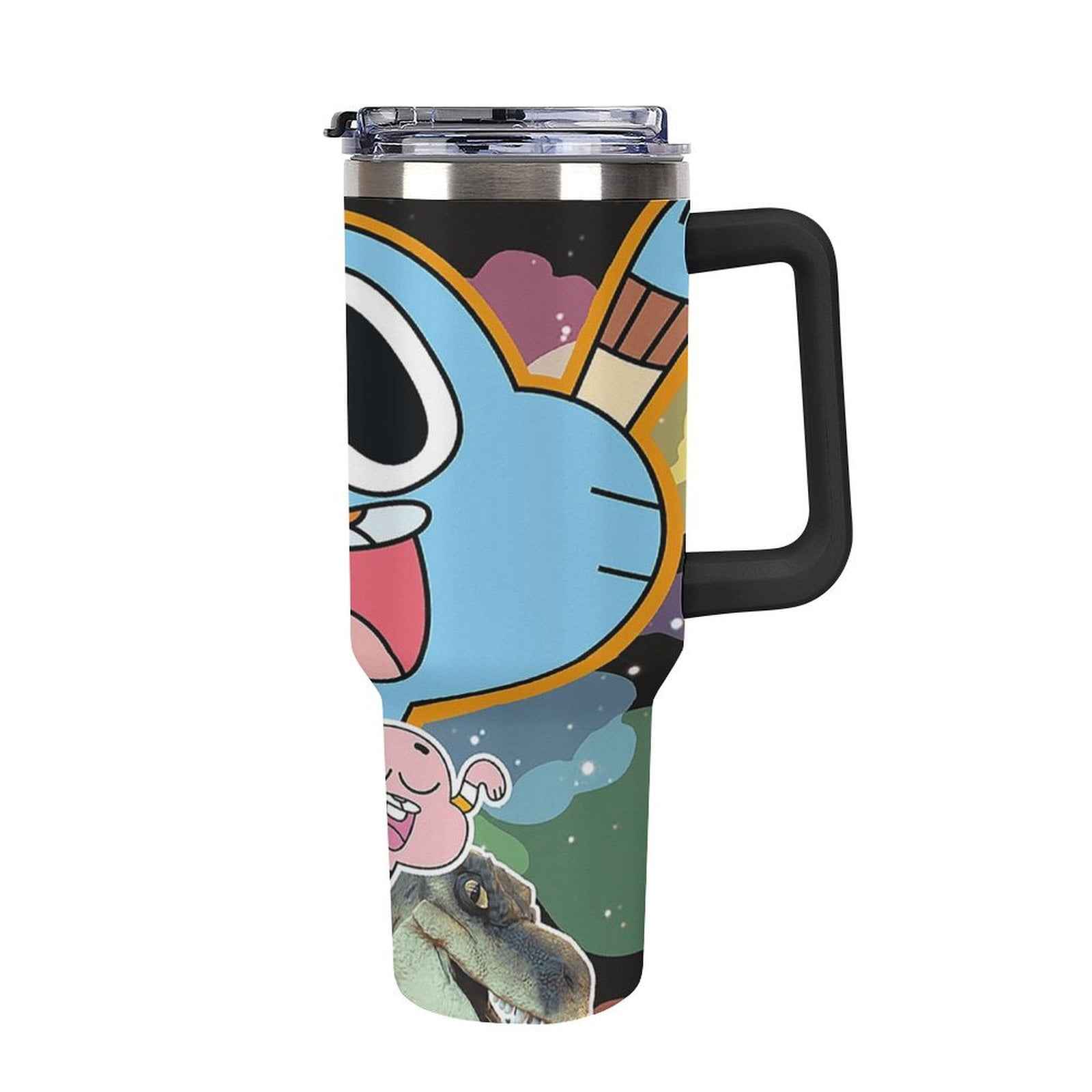 Amazing World of Gumball 40 Oz Tumbler With Handle And Straw Lid ...