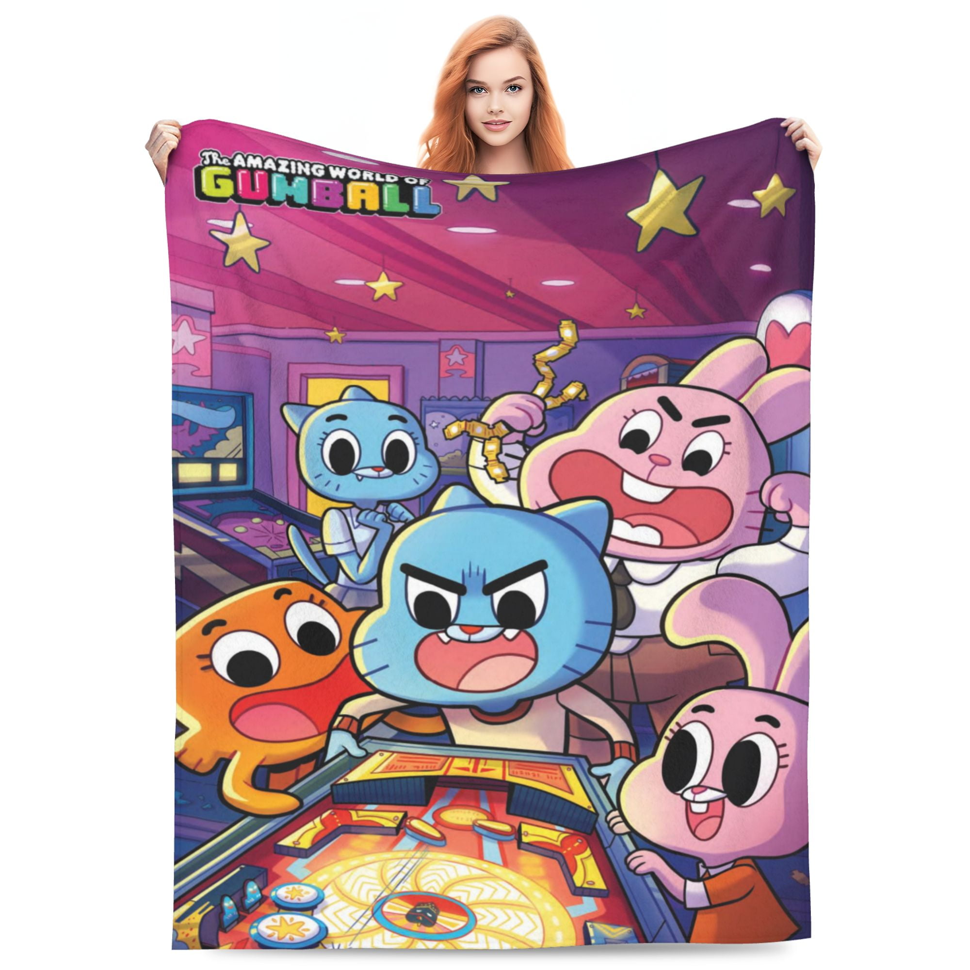 Amazing World of Gumball Bed Blanket 3D Printed Throw Blanket ...