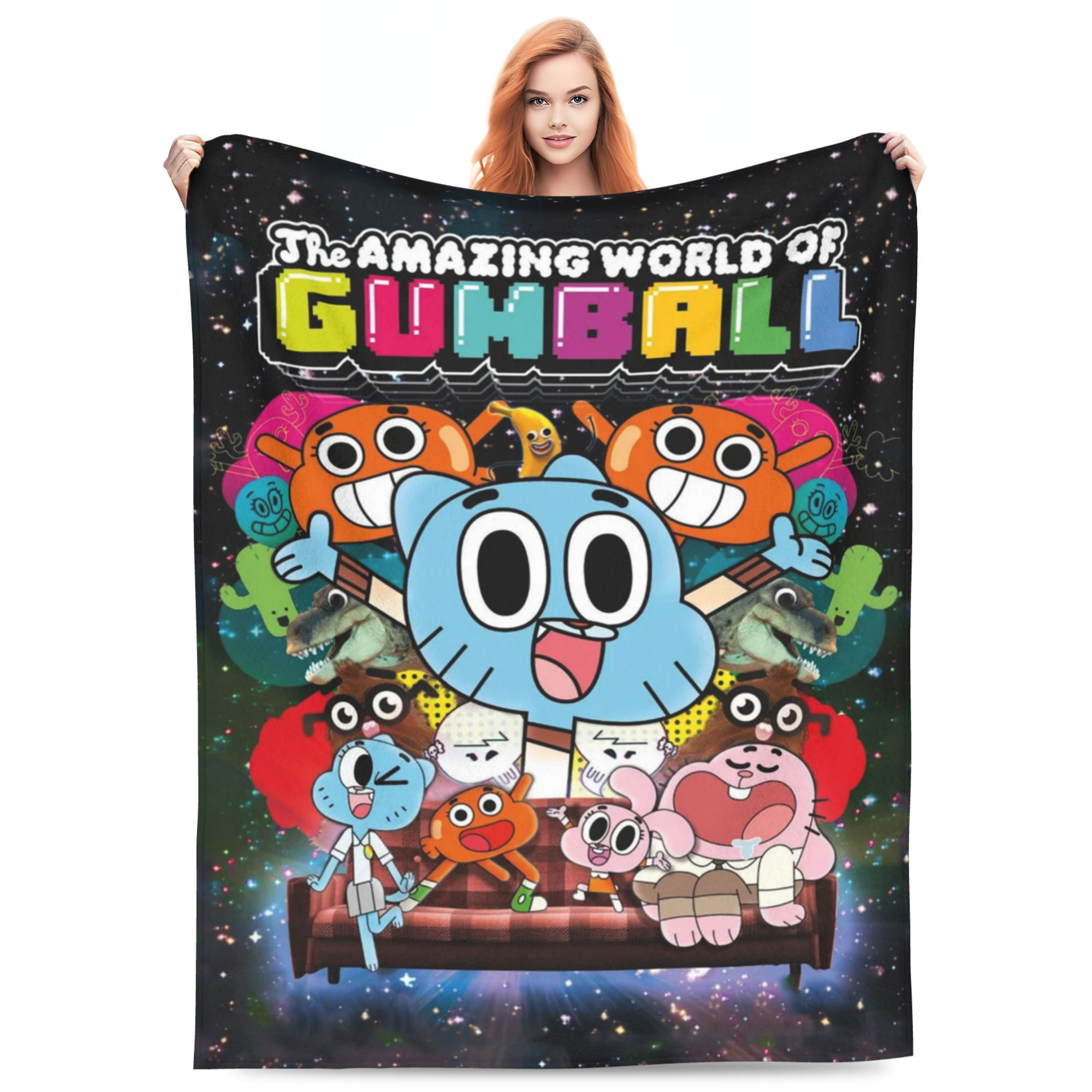 Amazing World of Gumball Bed Blanket 3D Printed Throw Blanket ...