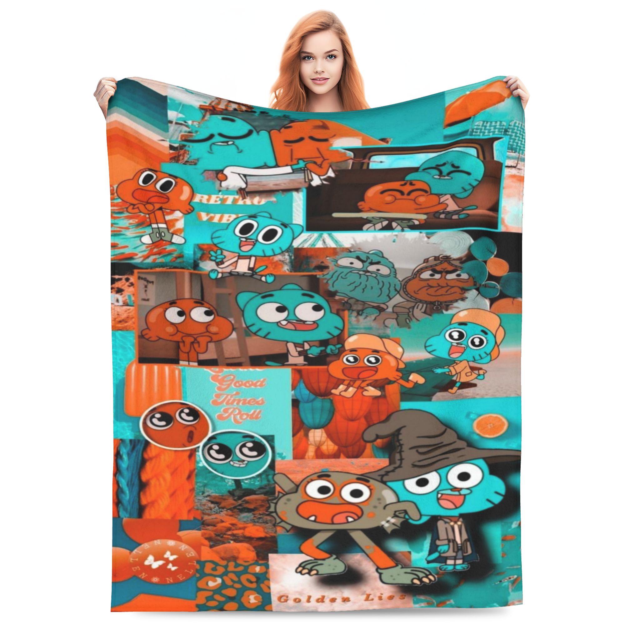 Amazing World of Gumball Bed Blanket 3D Printed Throw Blanket ...