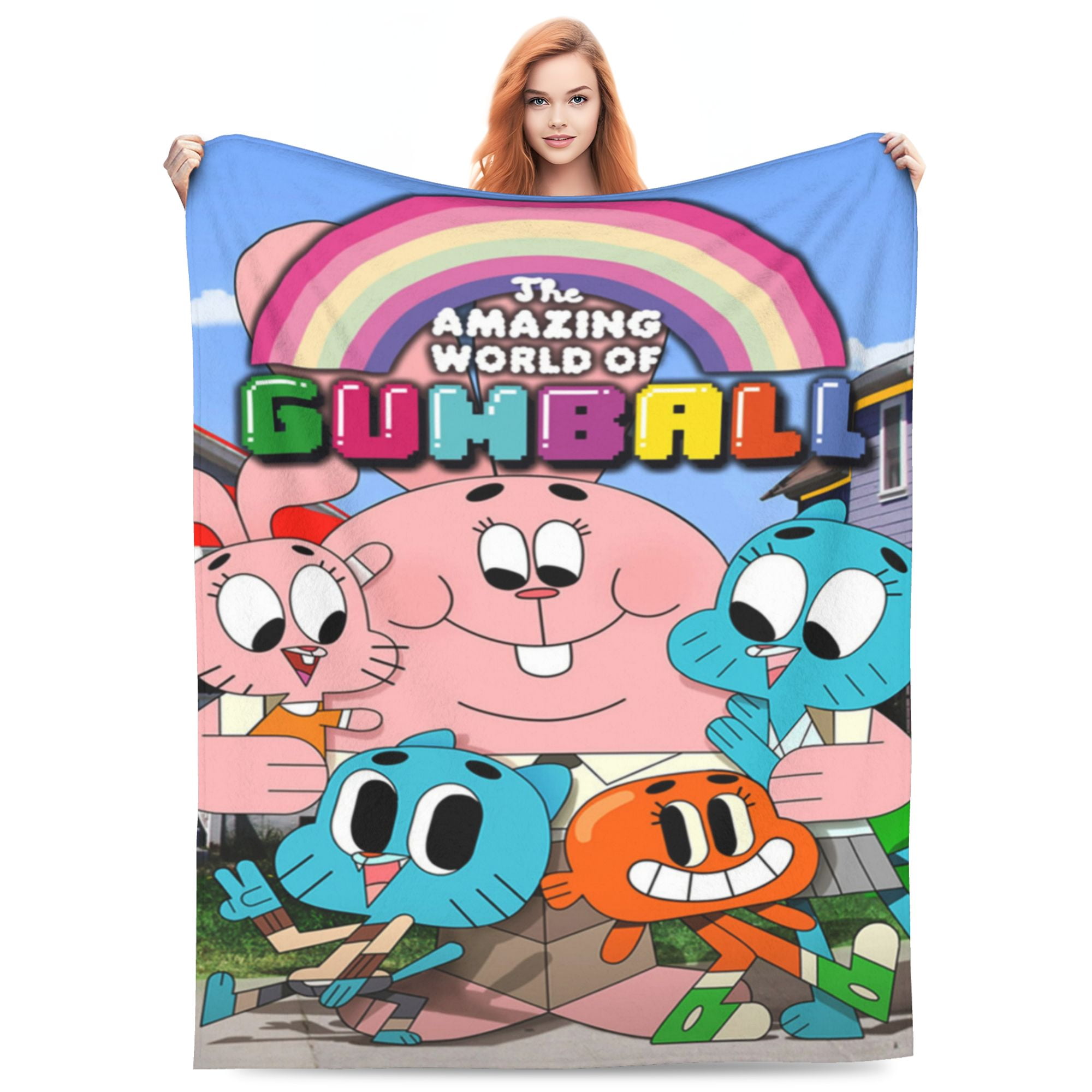 Amazing World of Gumball Bed Blanket 3D Printed Throw Blanket ...