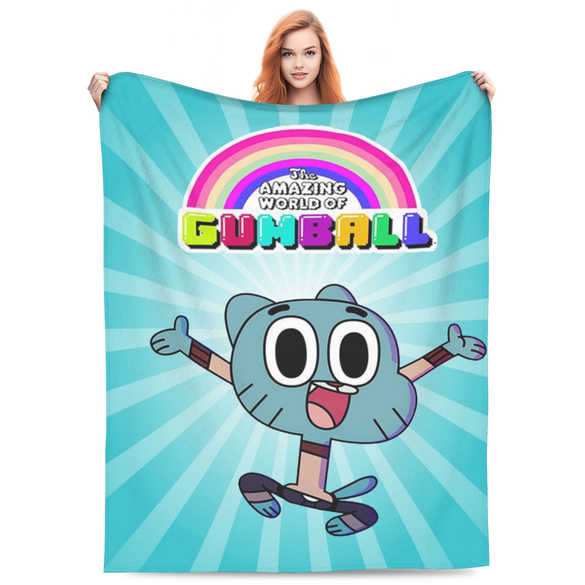 Amazing World of Gumball Bed Blanket 3D Printed Throw Blanket ...