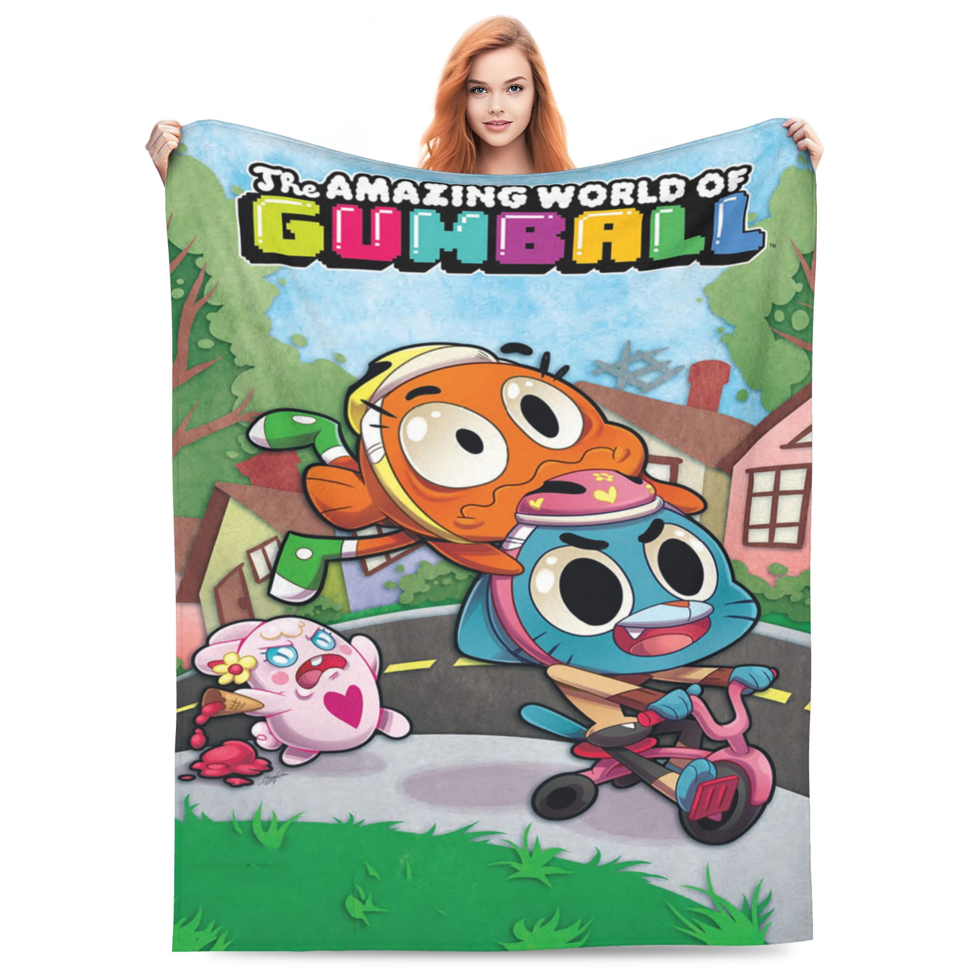 Amazing World of Gumball Bed Blanket 3D Printed Throw Blanket ...