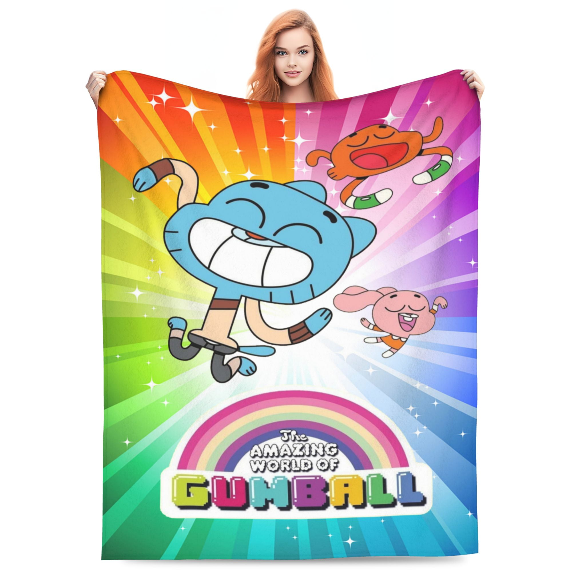 Amazing World of Gumball Bed Blanket 3D Printed Throw Blanket ...