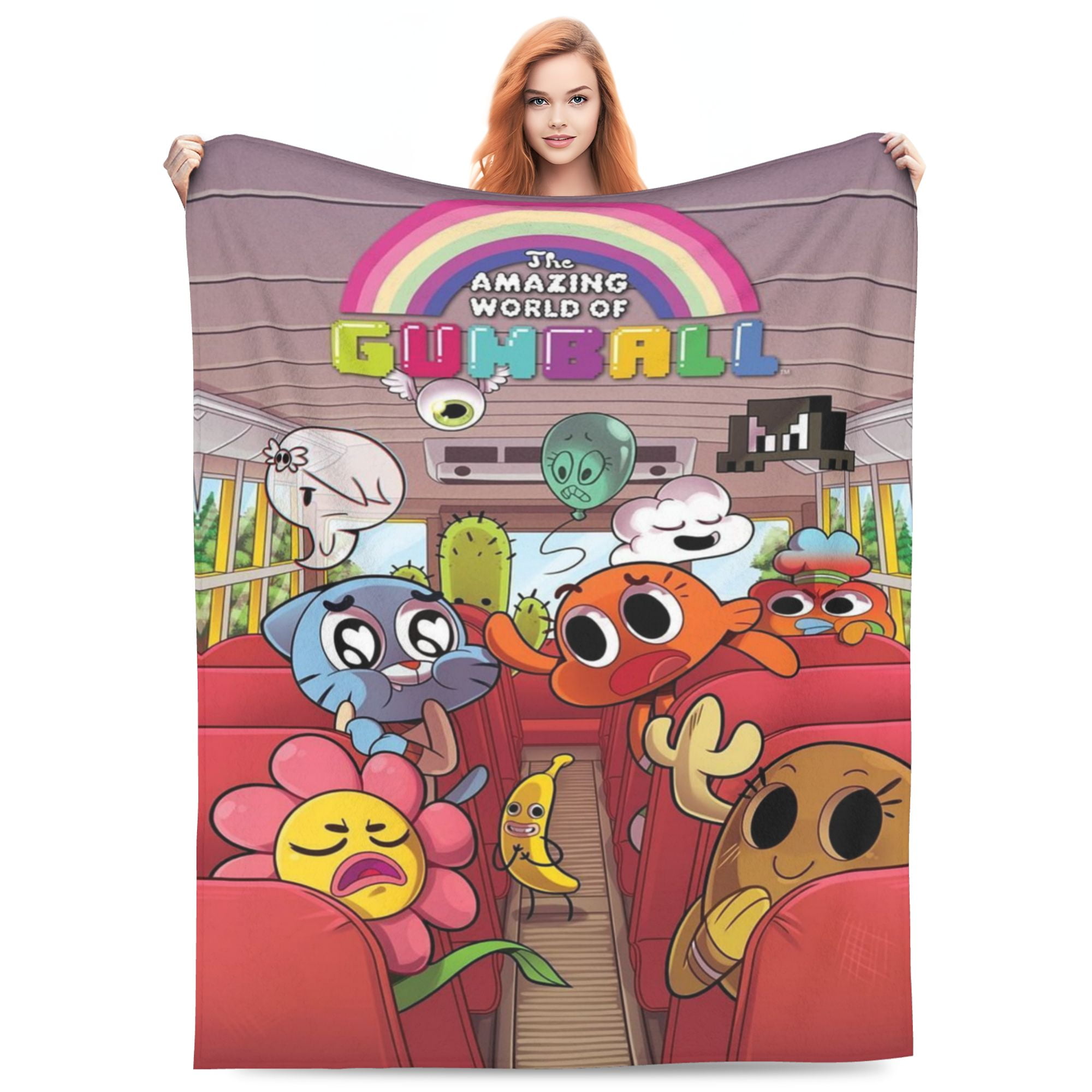 Amazing World of Gumball Bed Blanket 3D Printed Throw Blanket ...