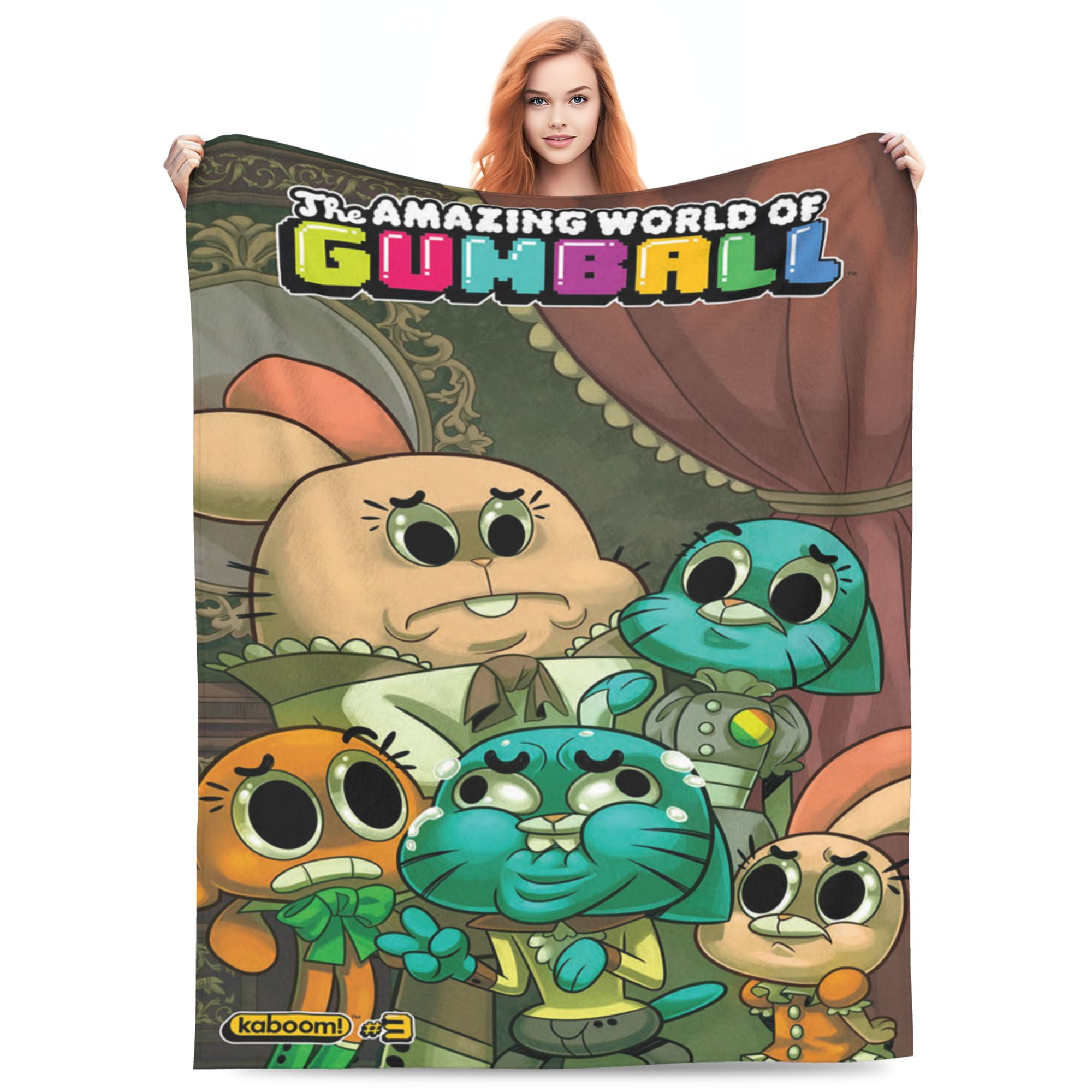 Amazing World of Gumball Bed Blanket 3D Printed Throw Blanket ...