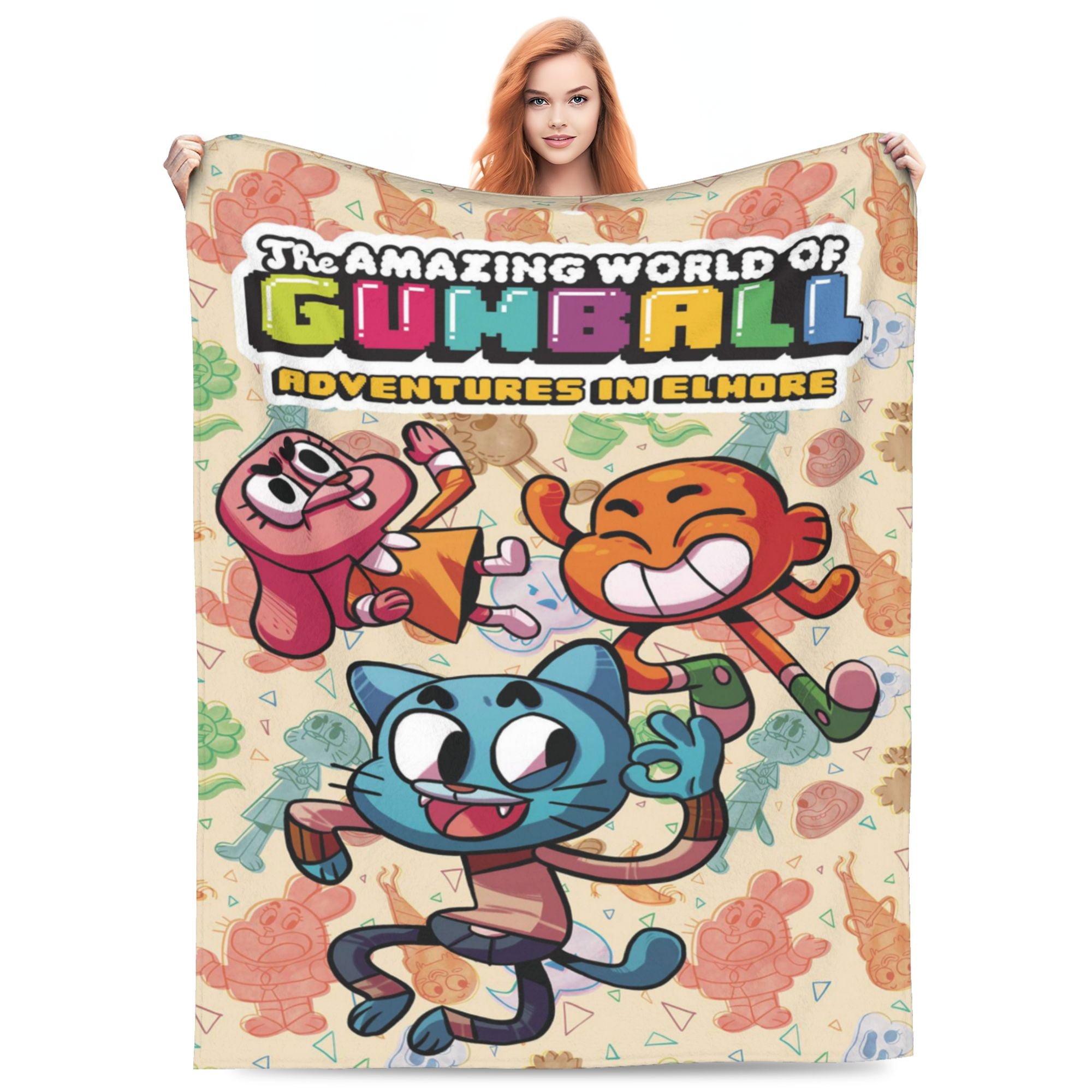 Amazing World of Gumball Bed Blanket 3D Printed Throw Blanket ...