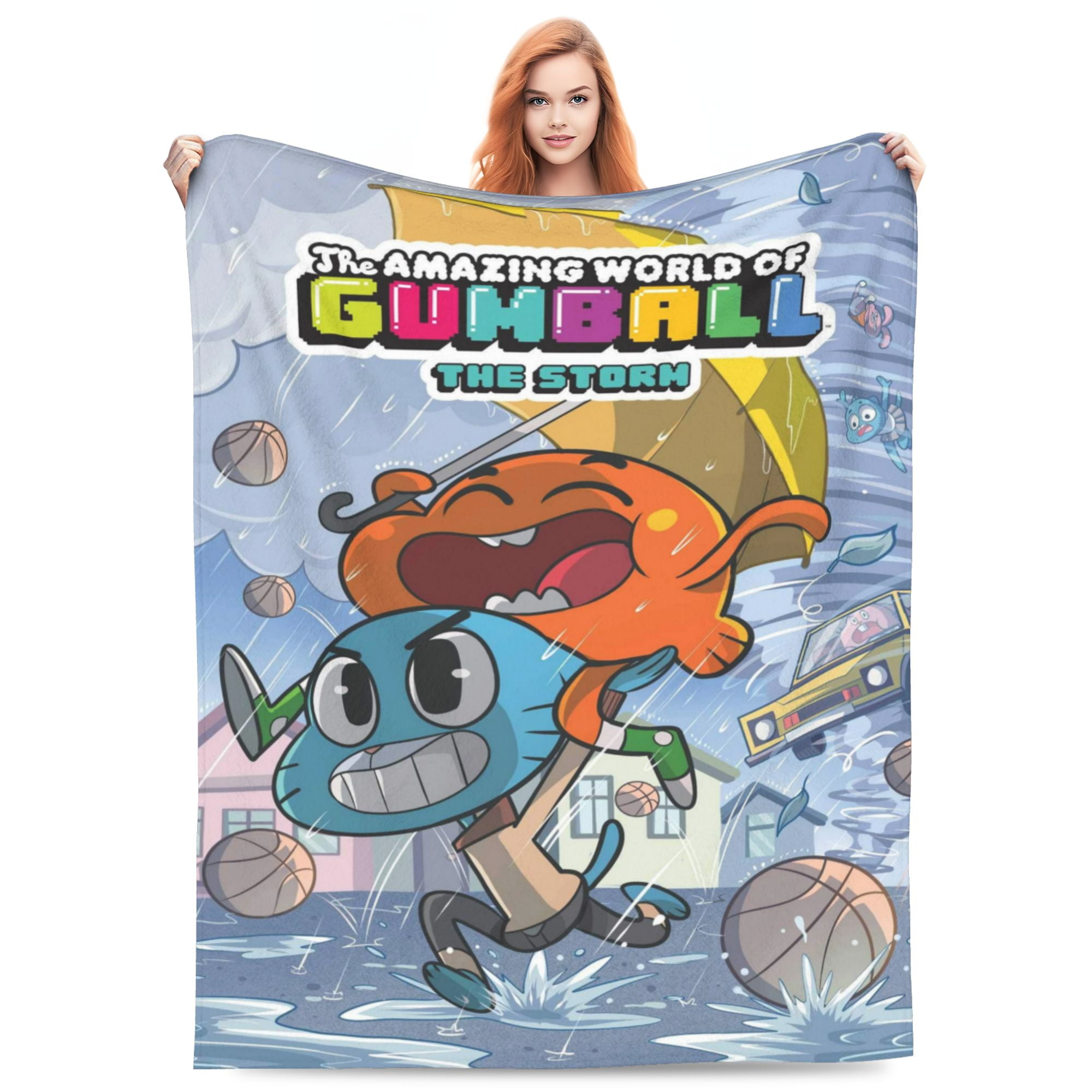 Amazing World of Gumball Bed Blanket 3D Printed Throw Blanket ...
