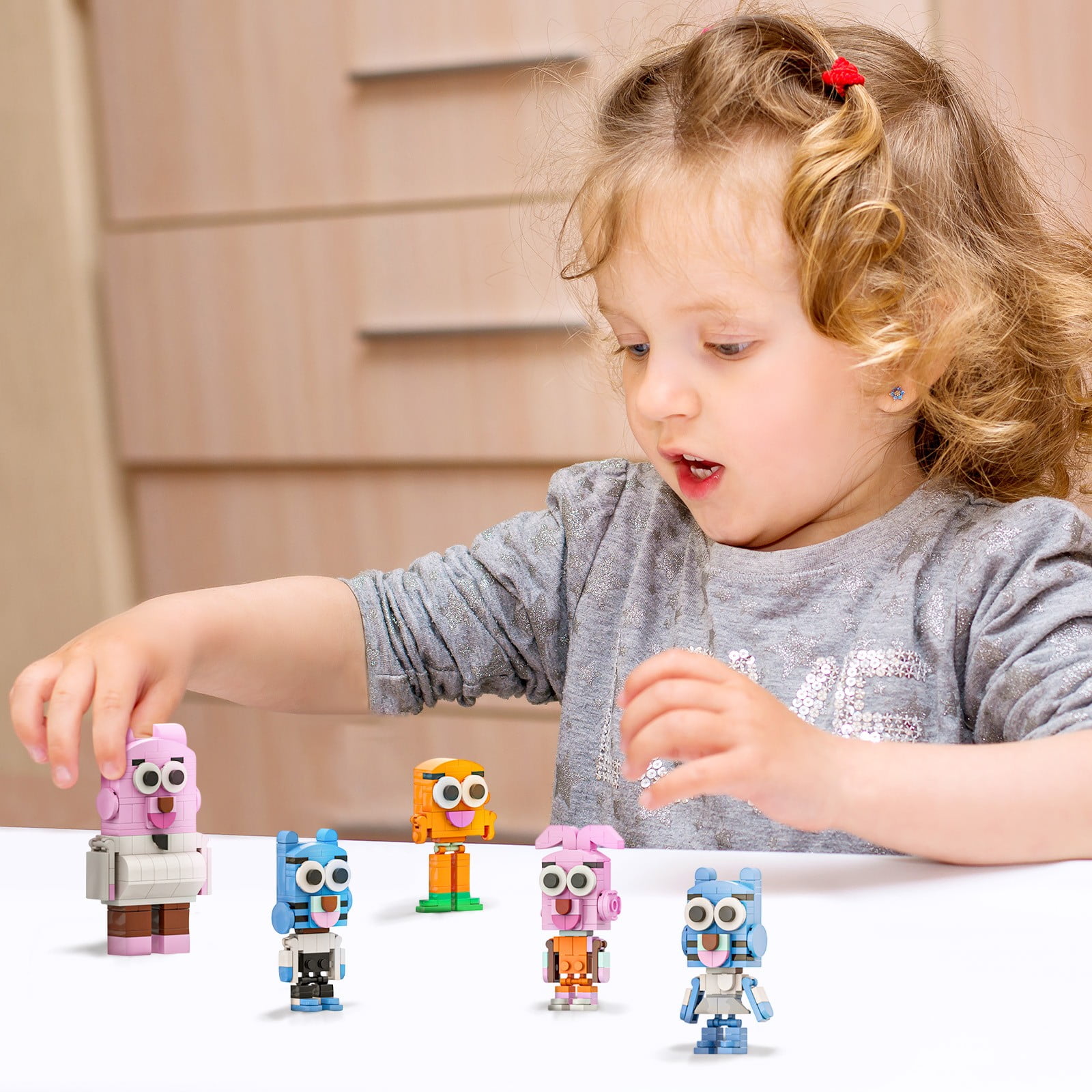 The Amazing World of Gumball Building Blocks, 4in Minifigures Series ...