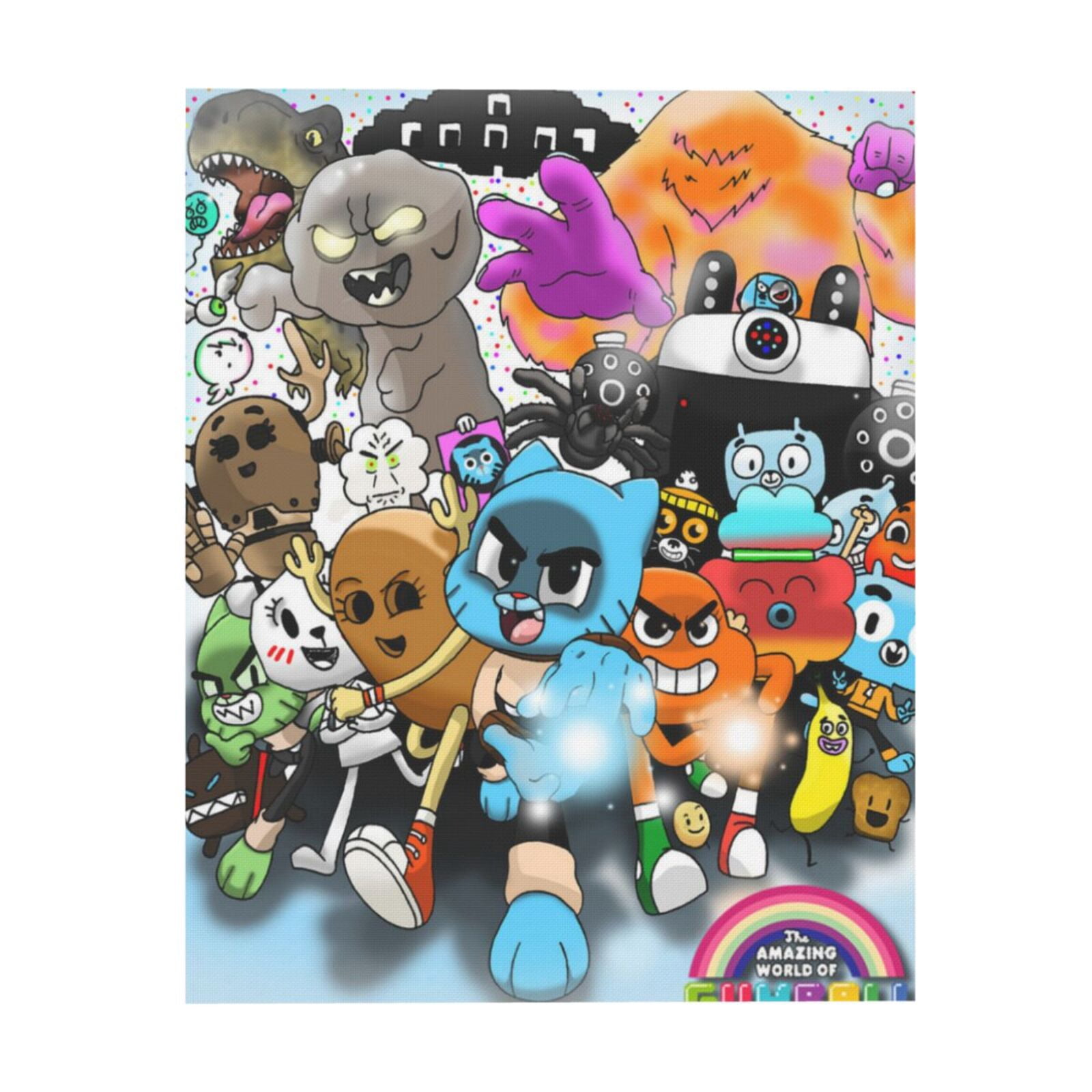 The Amazing World of Gumball Canvas Decorative Poster Gift Art Picture ...