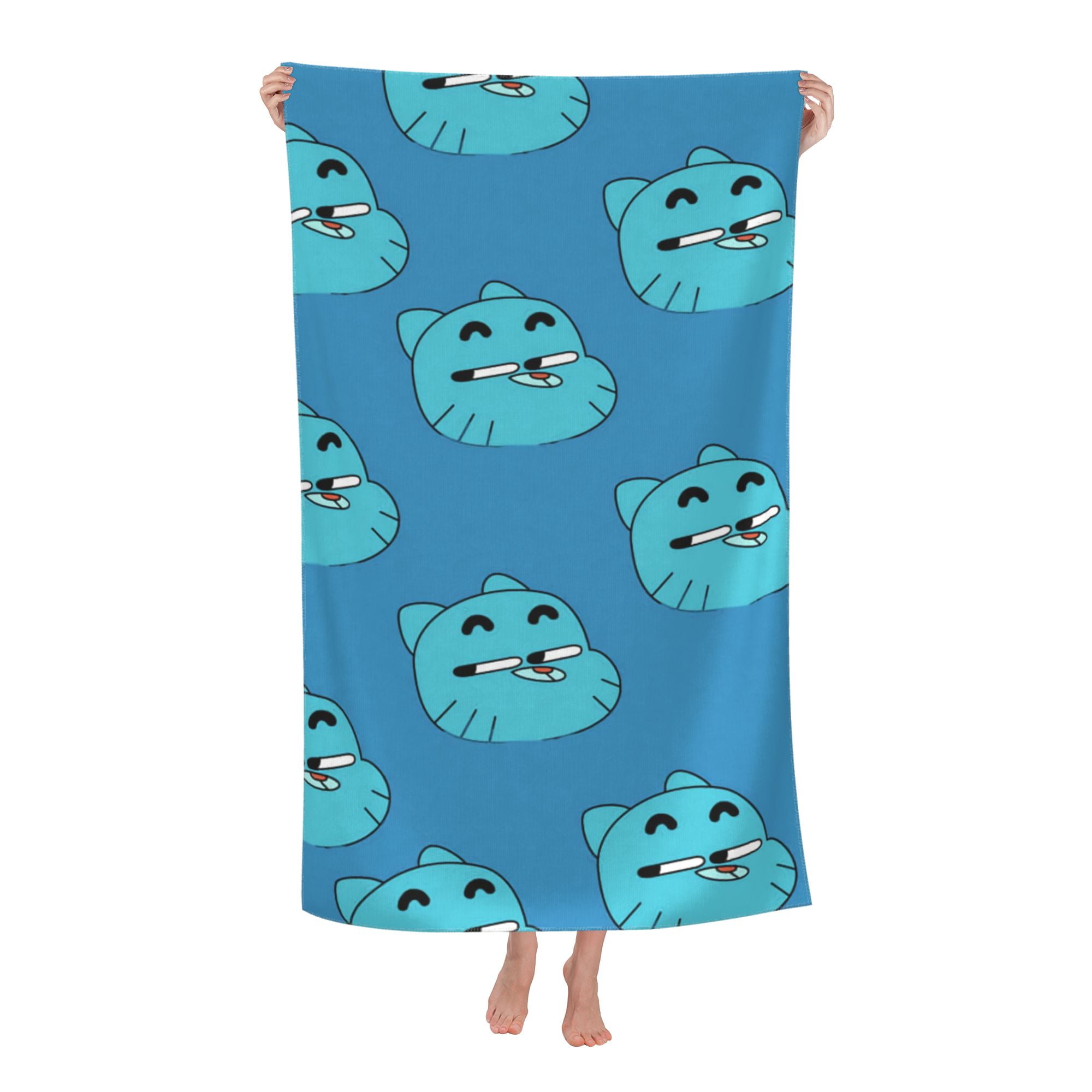 Amazing World of Gumball Cartoon Beach Towel, 52x32 inch Absorbent ...