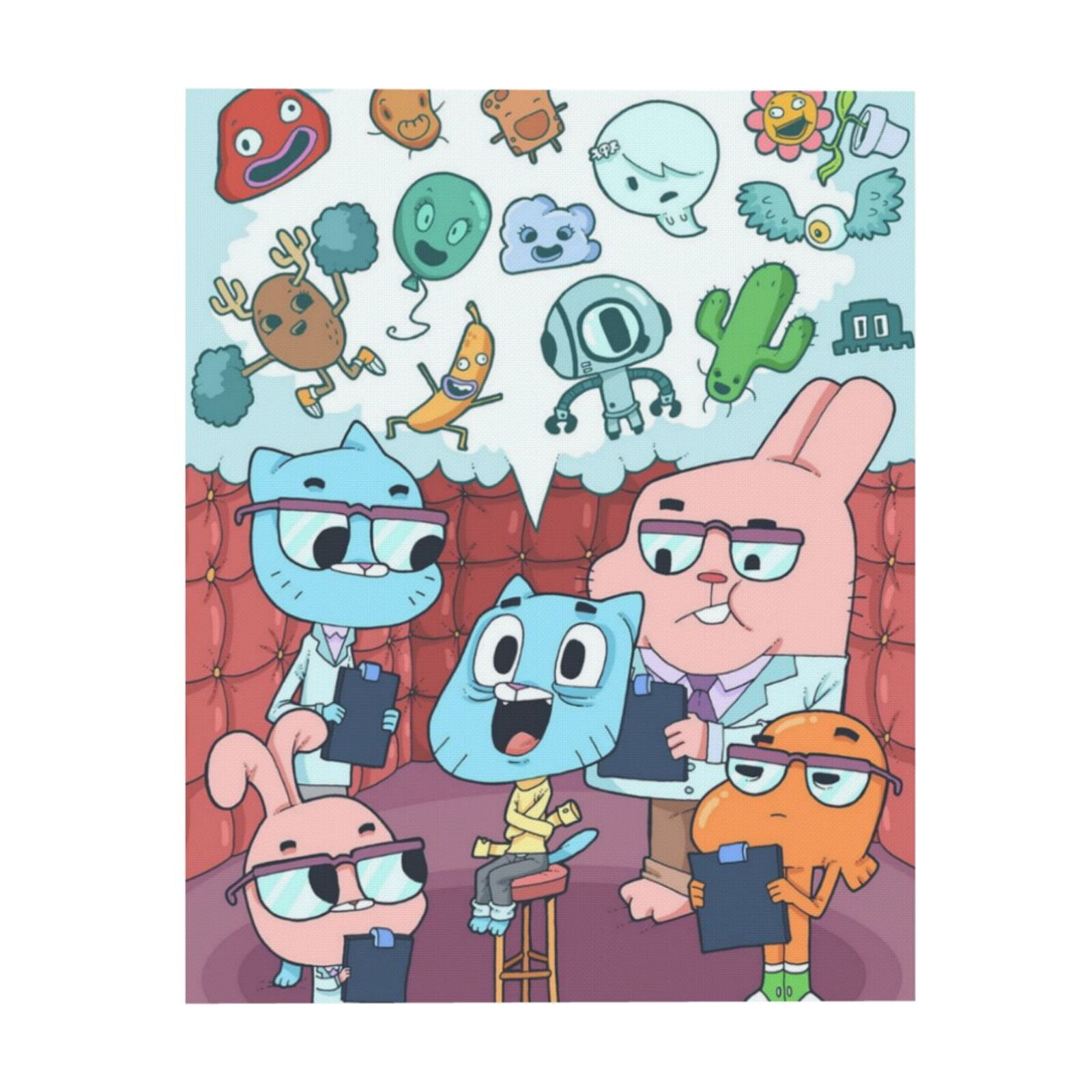 The Amazing World of Gumball Cartoon Canvas Decorative Poster Gift Art ...