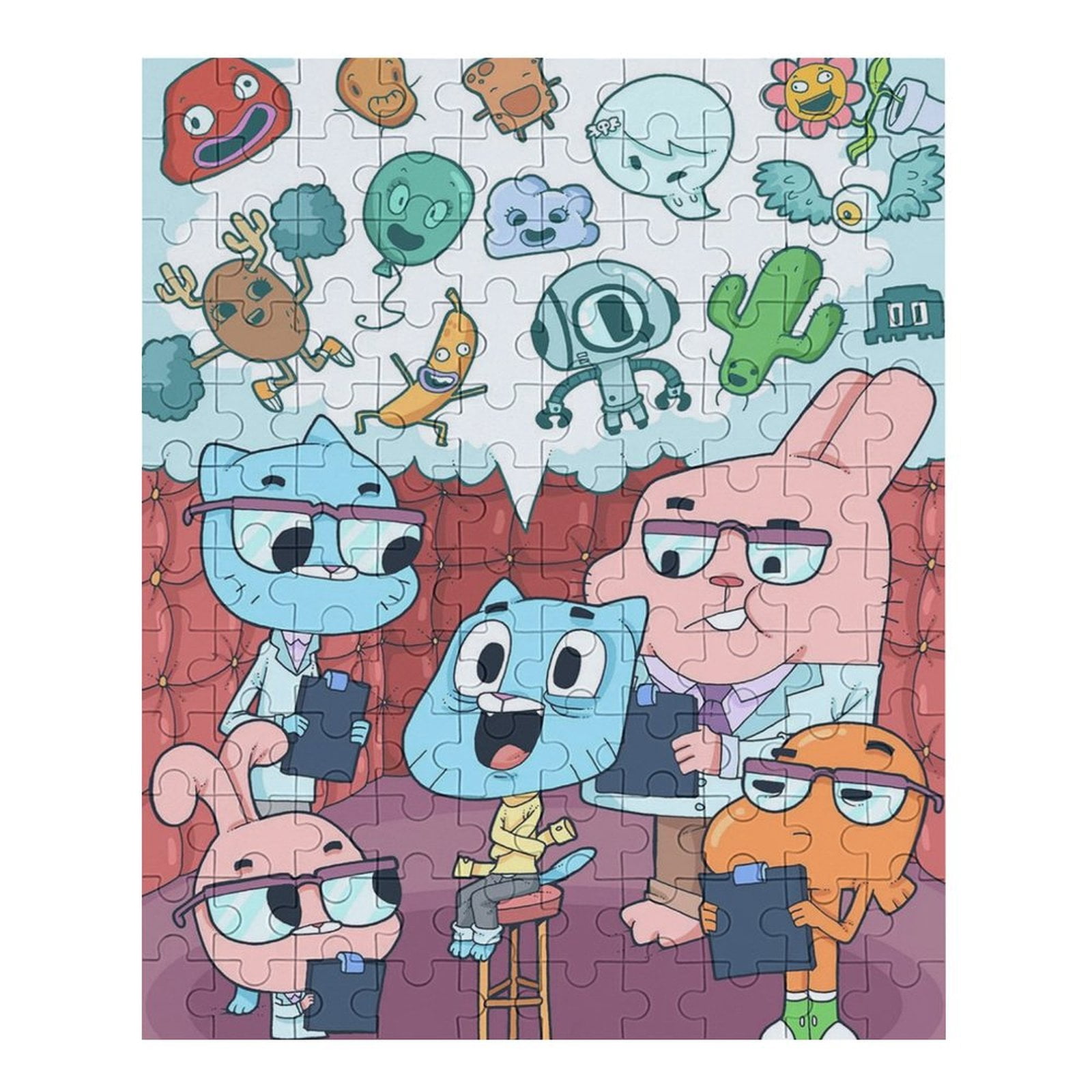 The Amazing World of Gumball Cartoon Jigsaw Puzzles Interlocking ...