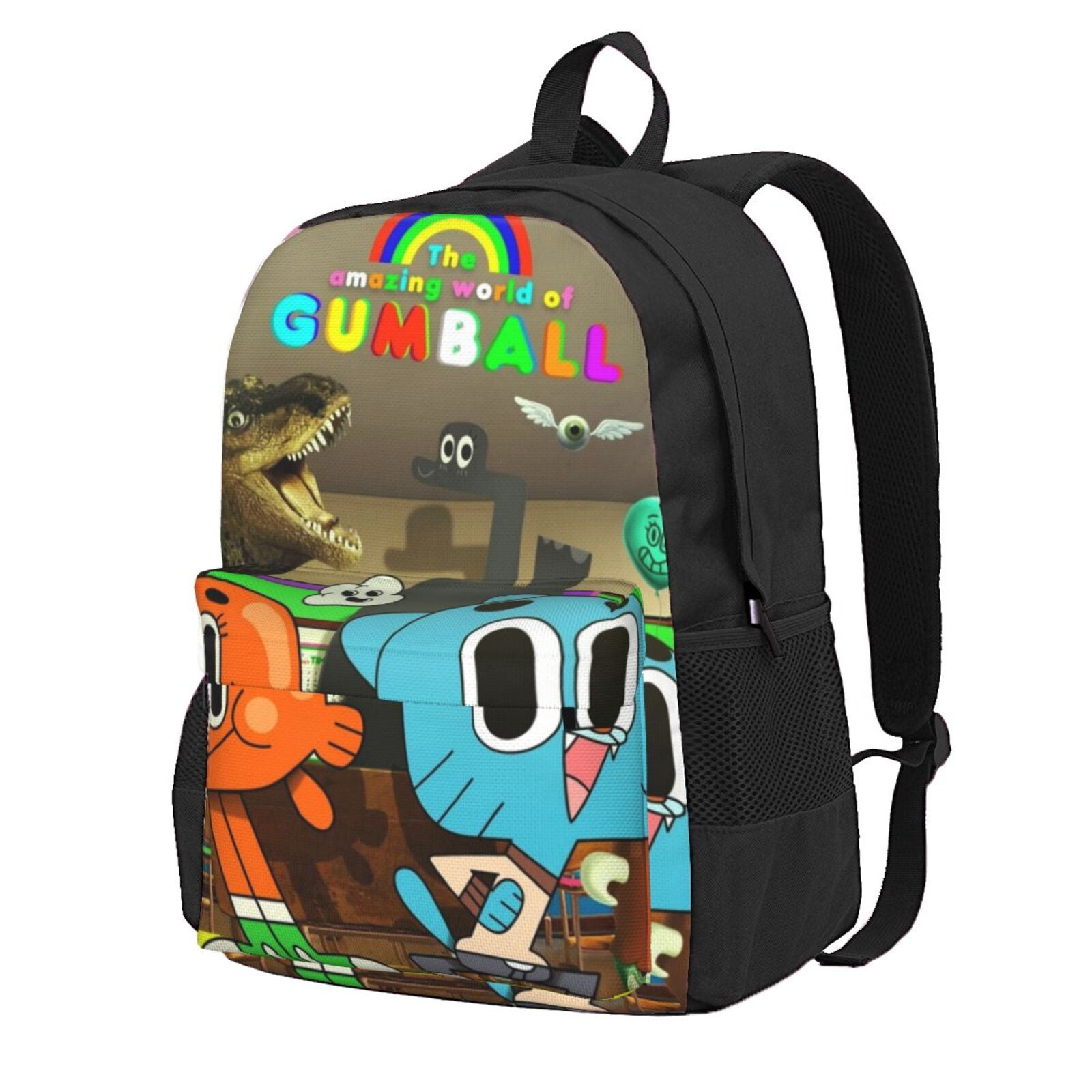 The Amazing World of Gumball Casual Daypack Laptop Backpack Student School Bag Satchel Shoulders ...