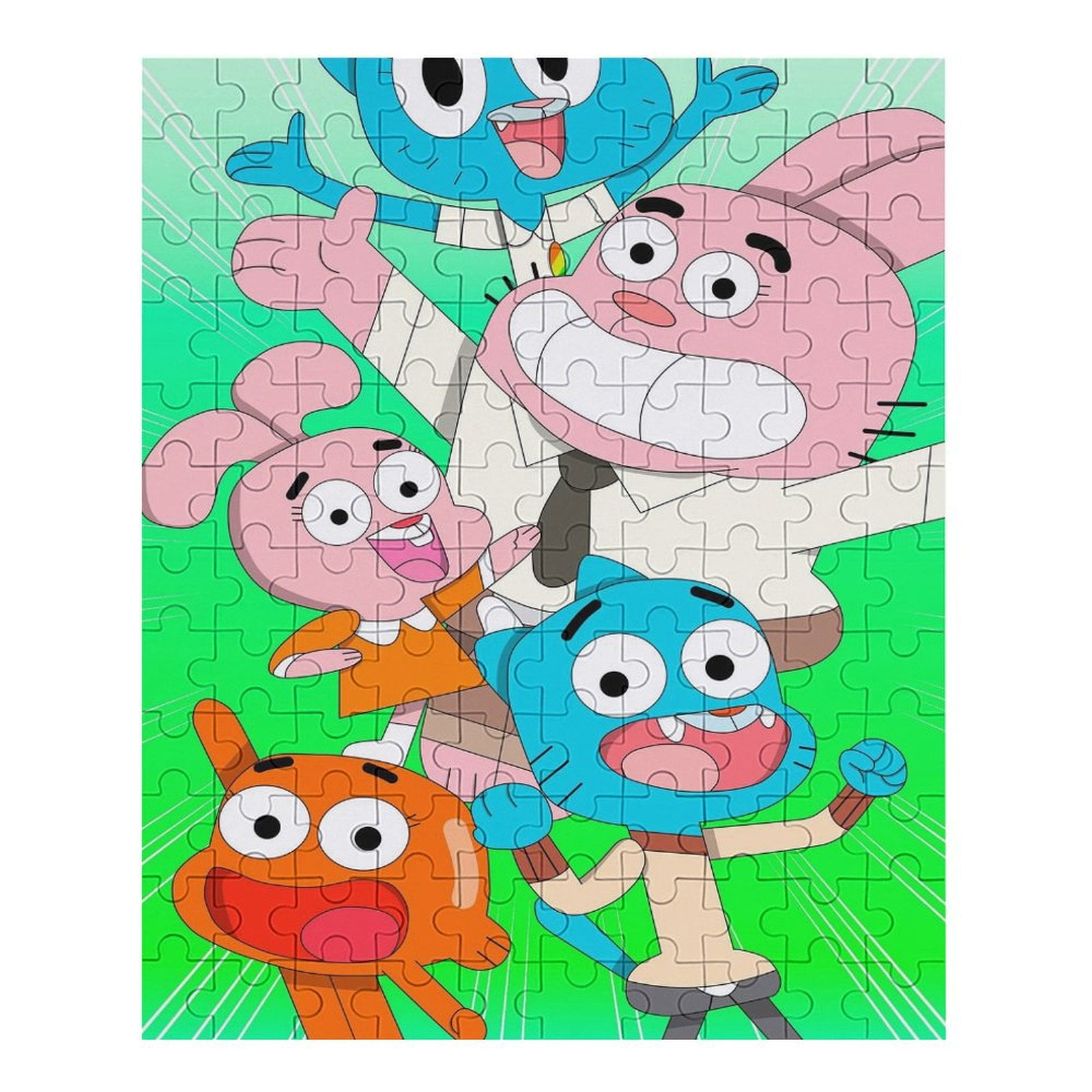 The Amazing World of Gumball Characters Jigsaw Puzzles Interlocking ...