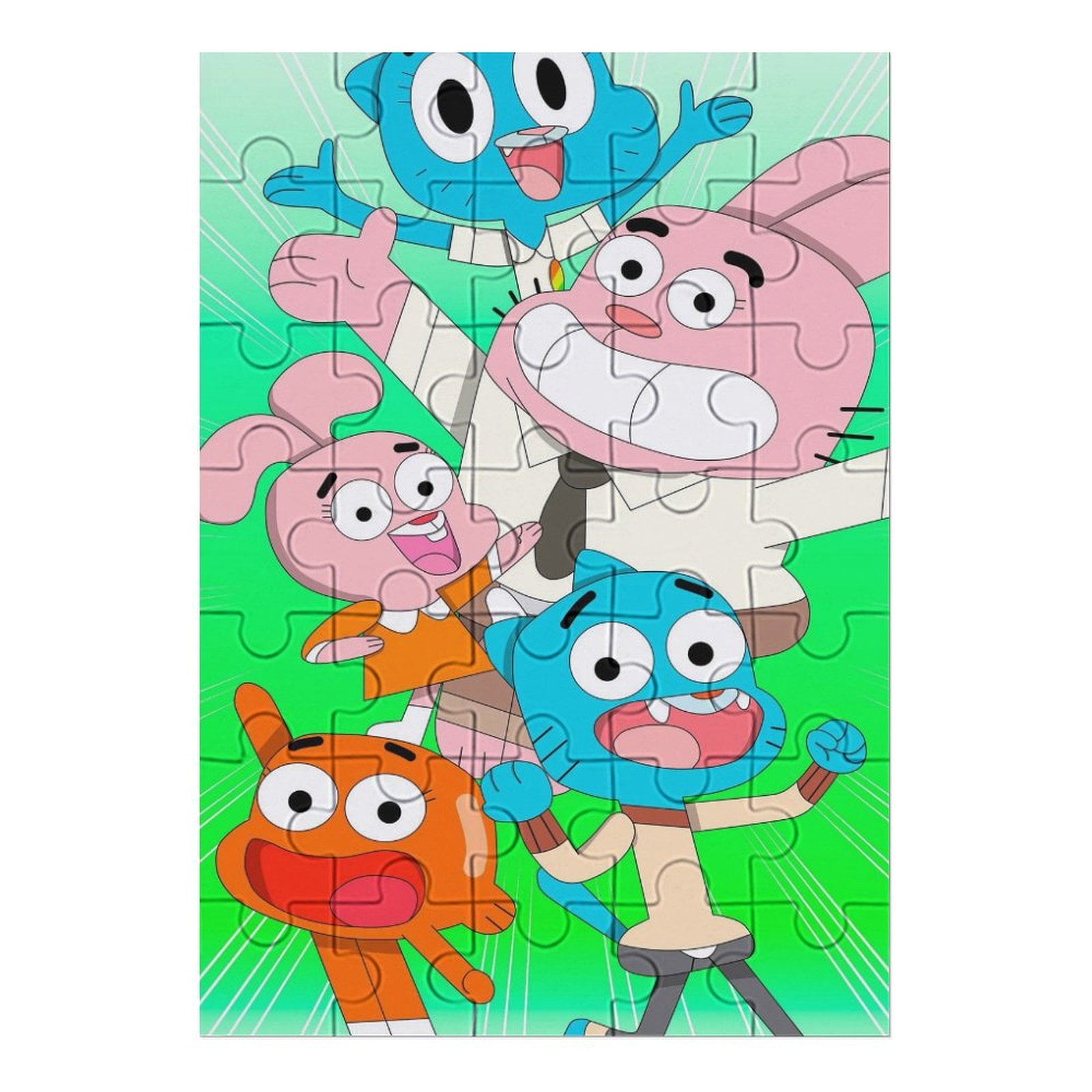 The Amazing World of Gumball Characters Jigsaw Puzzles Interlocking ...