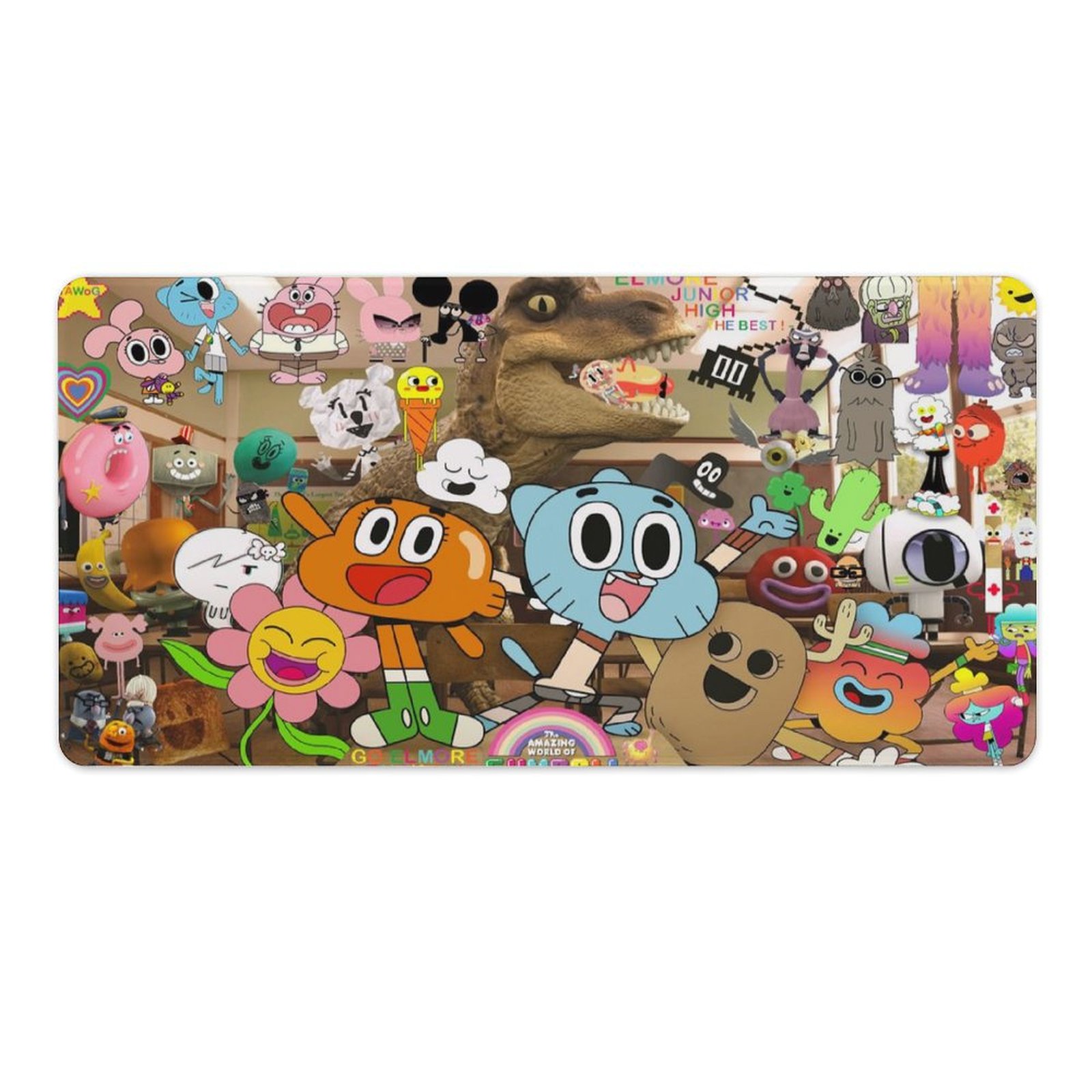 Amazing World of Gumball Desk Mat, Big Desk Pad, Extended Gaming Mouse ...