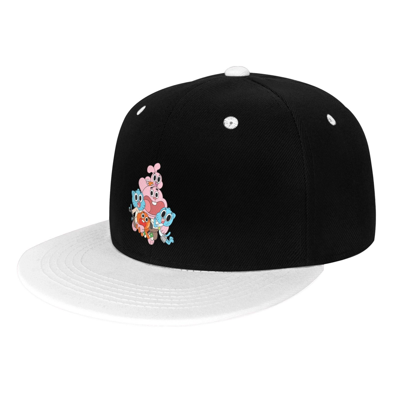 Amazing World Of Gumball Adult Flat Brim Color Hip Hop Hat Dad Hat ...