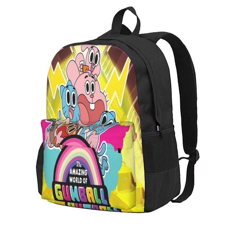 Amazing World Of Gumball Backpack Anime Computer Bag Hiking Bookpack ...