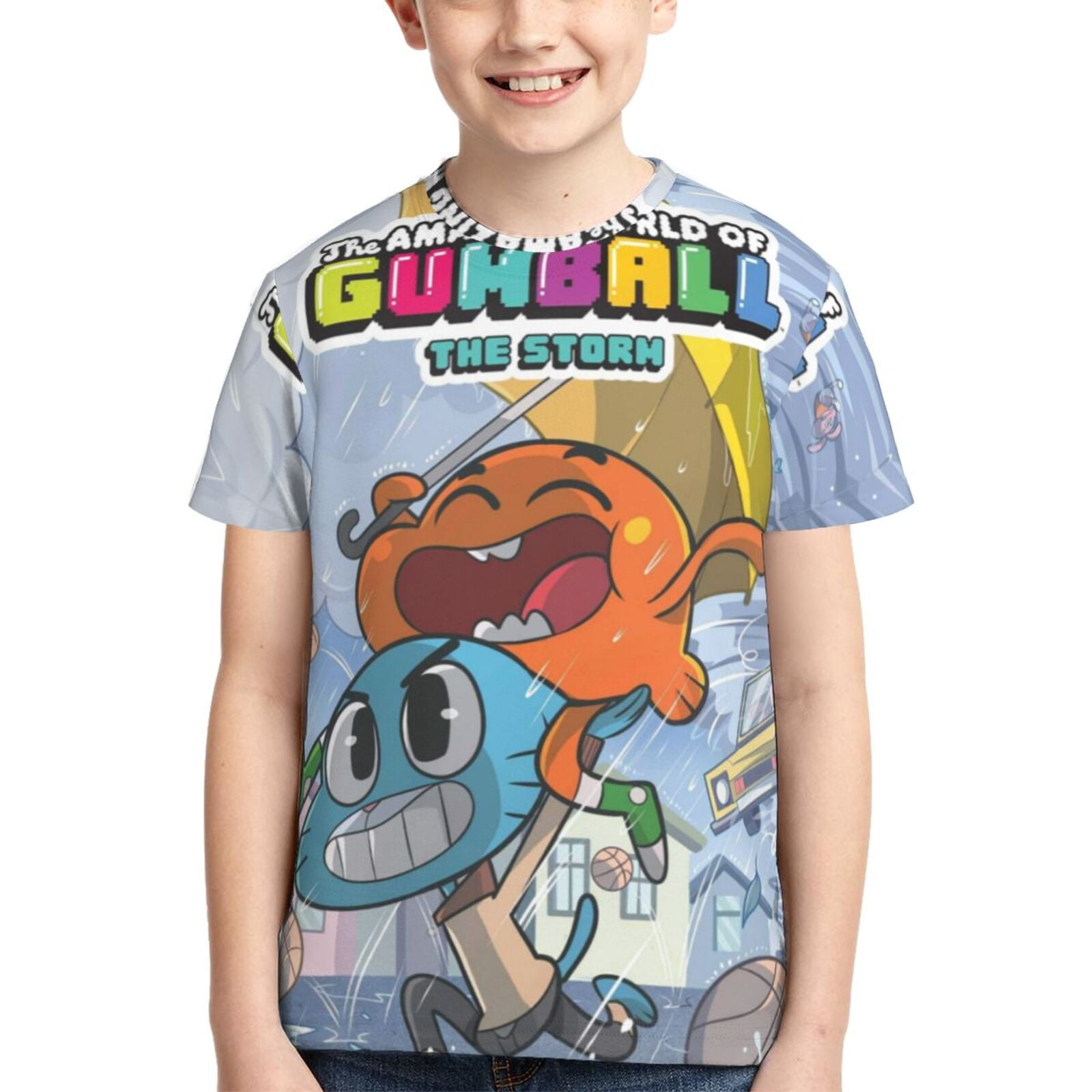 Amazing World Of Gumball Boys Girls T-Shirt 3d Print Graphic Short ...