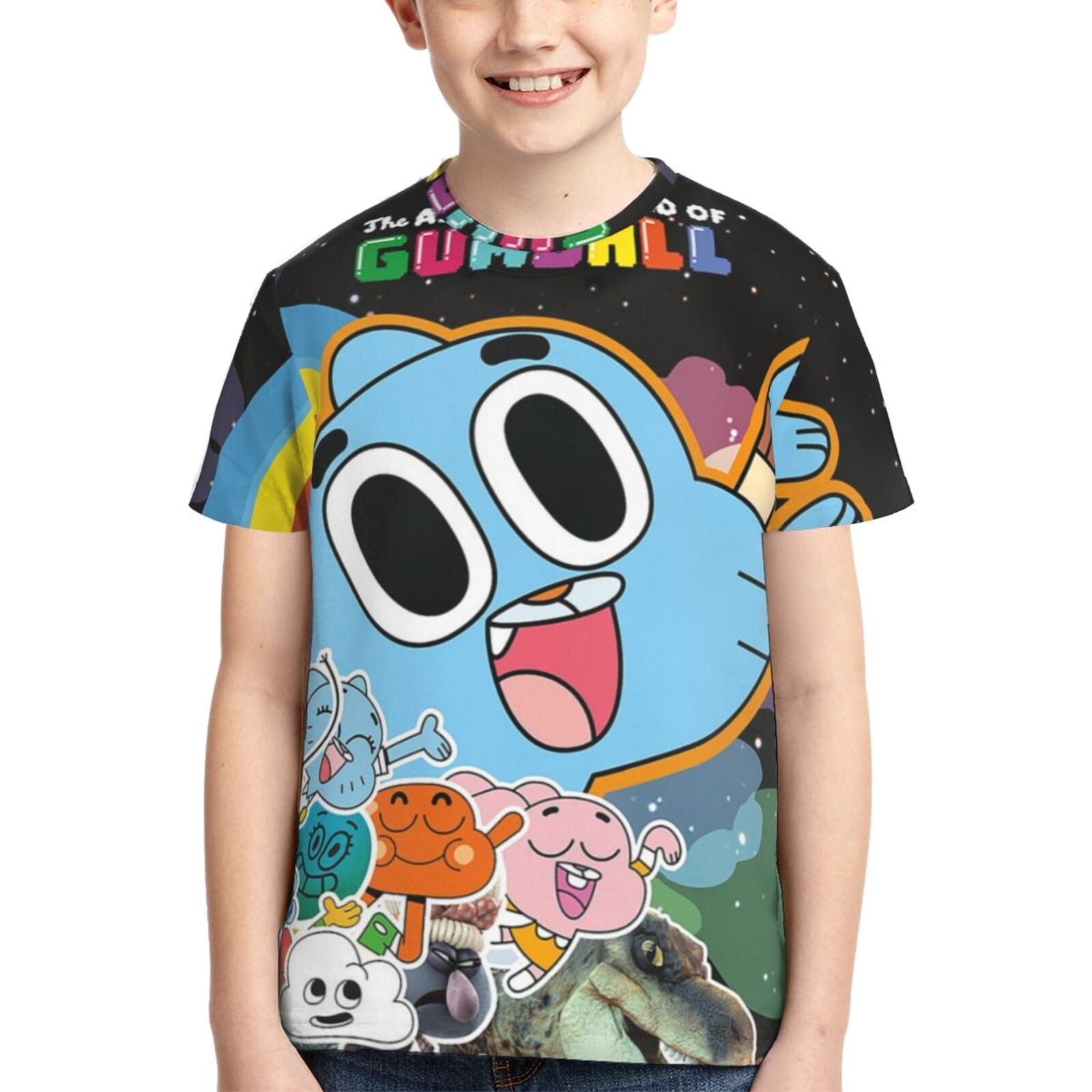 Amazing World Of Gumball Boys Girls T-Shirt 3d Print Graphic Short ...