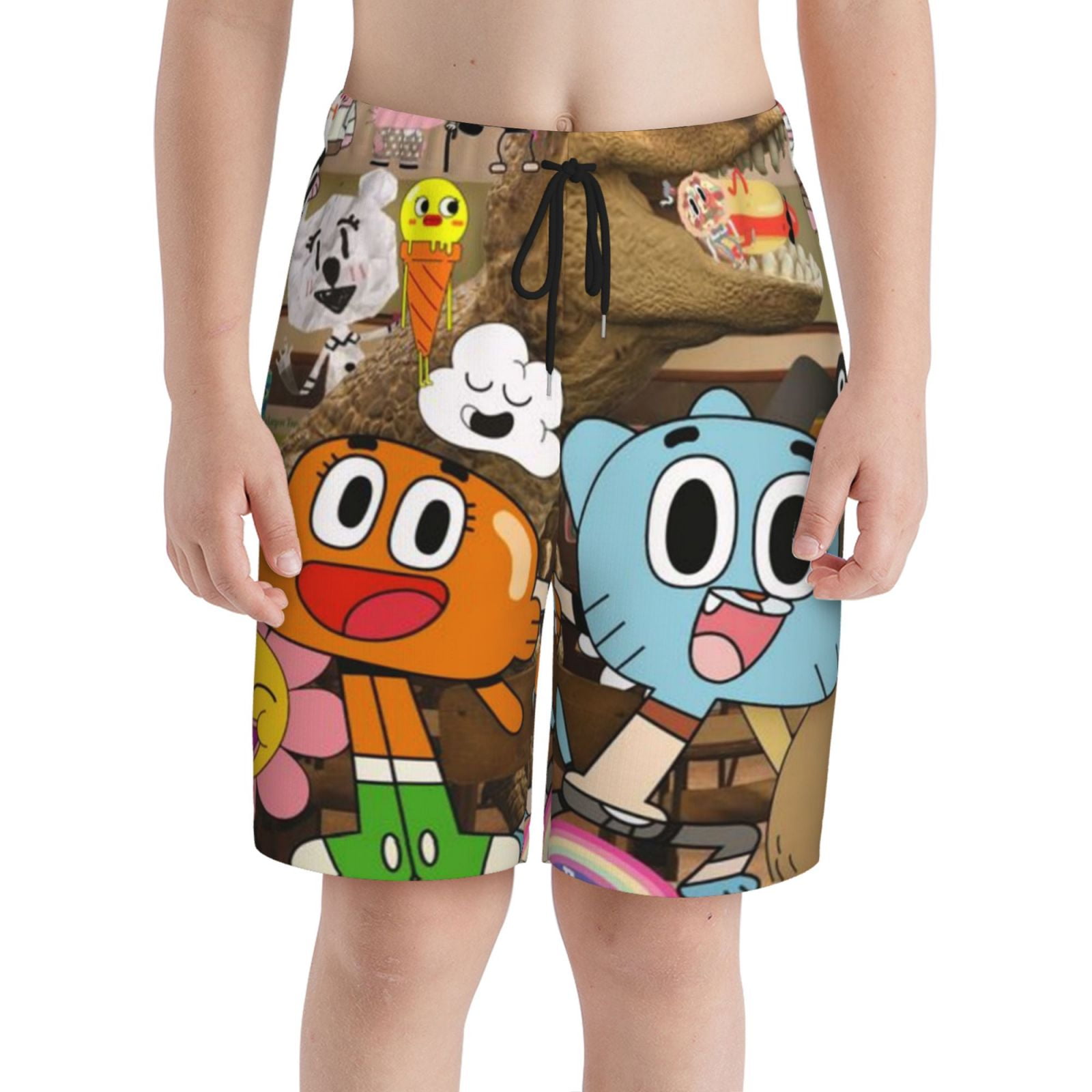 Amazing World Of Gumball Boys Swim Trunks Quick Dry Swimwear Surfing ...