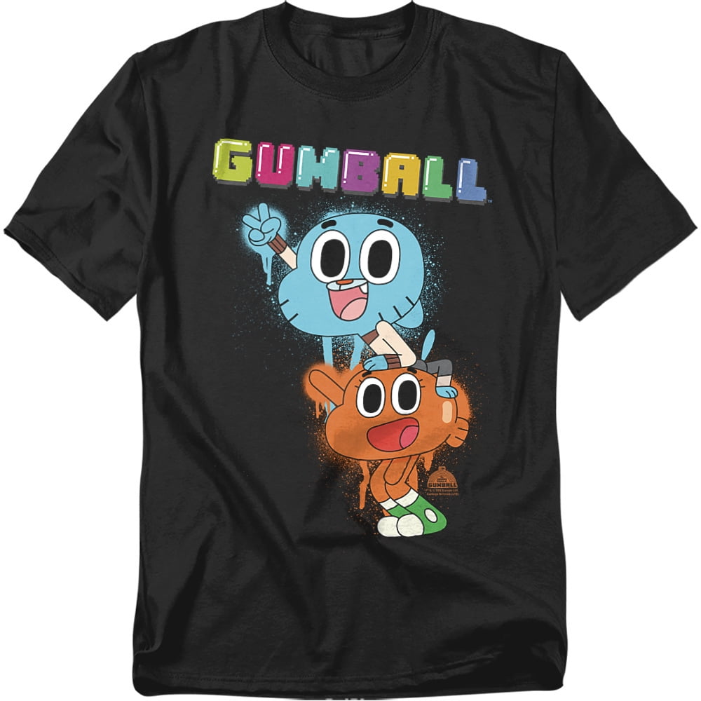 Amazing World Of Gumball - Gumball Spray - Short Sleeve Shirt - Large ...