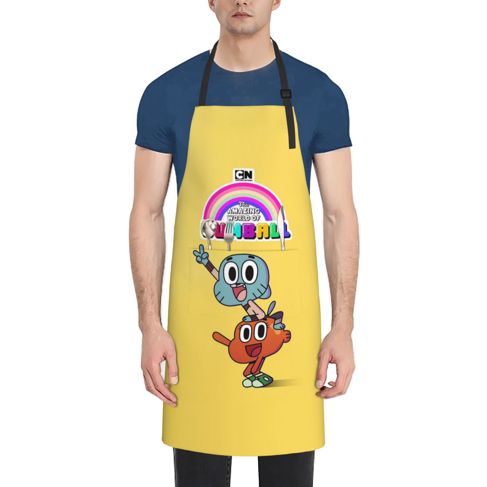 Amazing World Of Gumball Kitchen Cooking Aprons Adjustable Waterproof ...