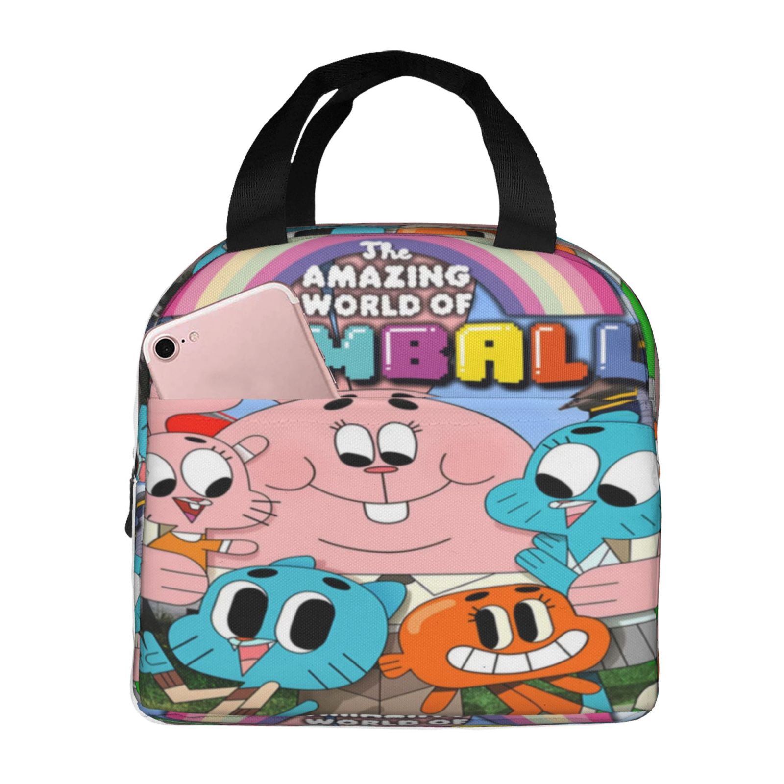 Amazing World Of Gumball Lunch Box Reusable Lunch Bag Insulated ...