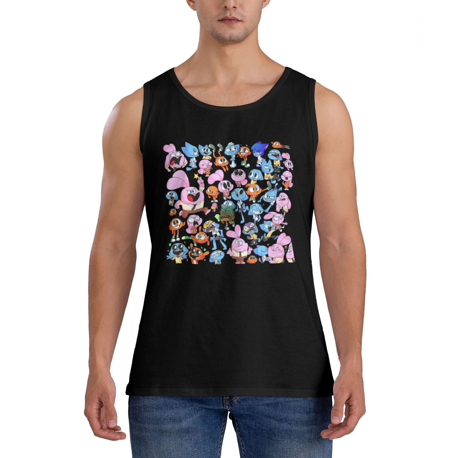 Amazing World Of Gumball Men'S Tank Top Shirt Summer Sleeveless T ...
