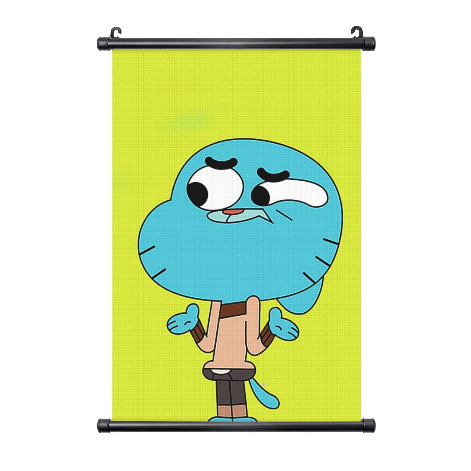 Amazing World Of Gumball Poster Plastic Shaft Wall Hanging Banner ...