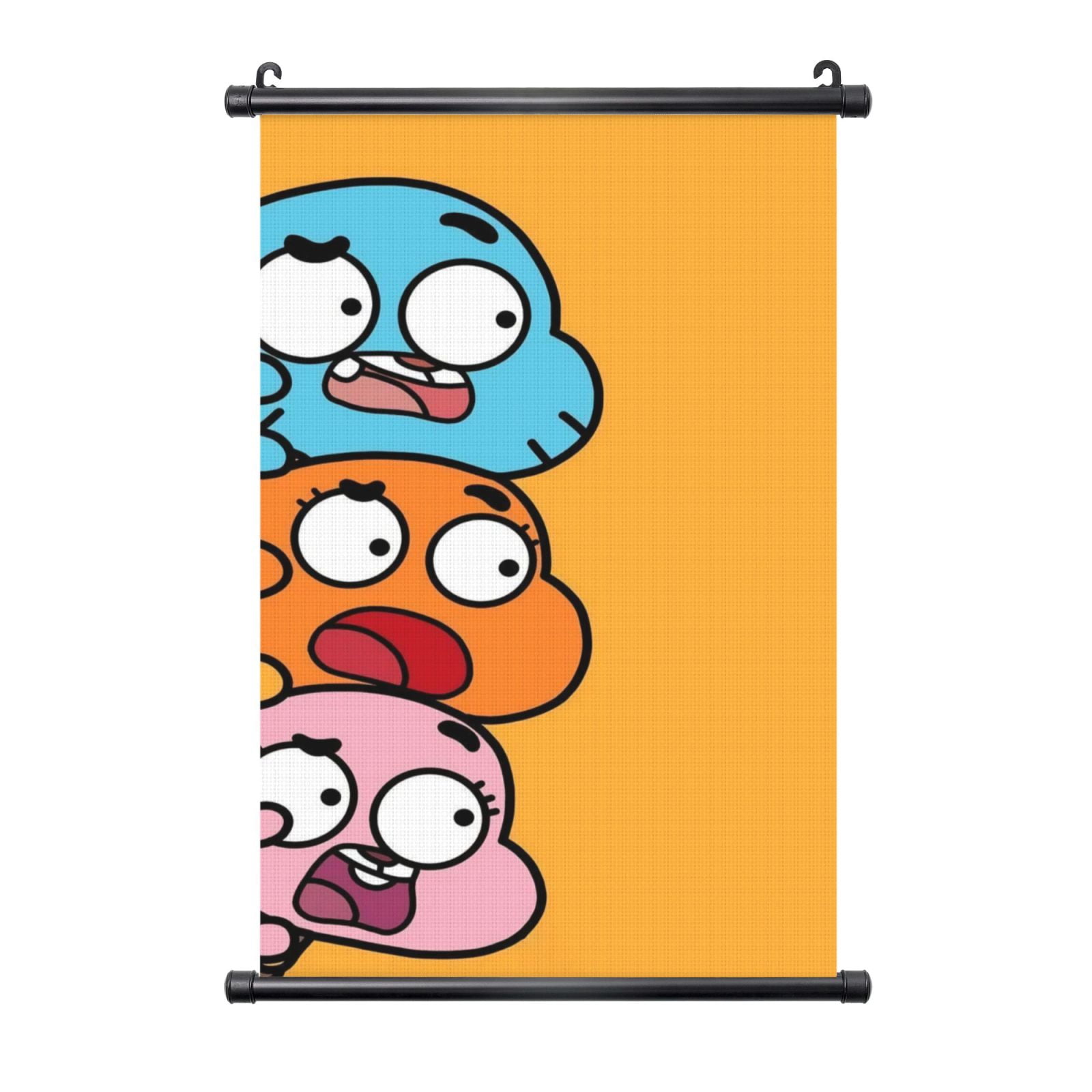 Amazing World Of Gumball Poster Plastic Shaft Wall Hanging Banner ...