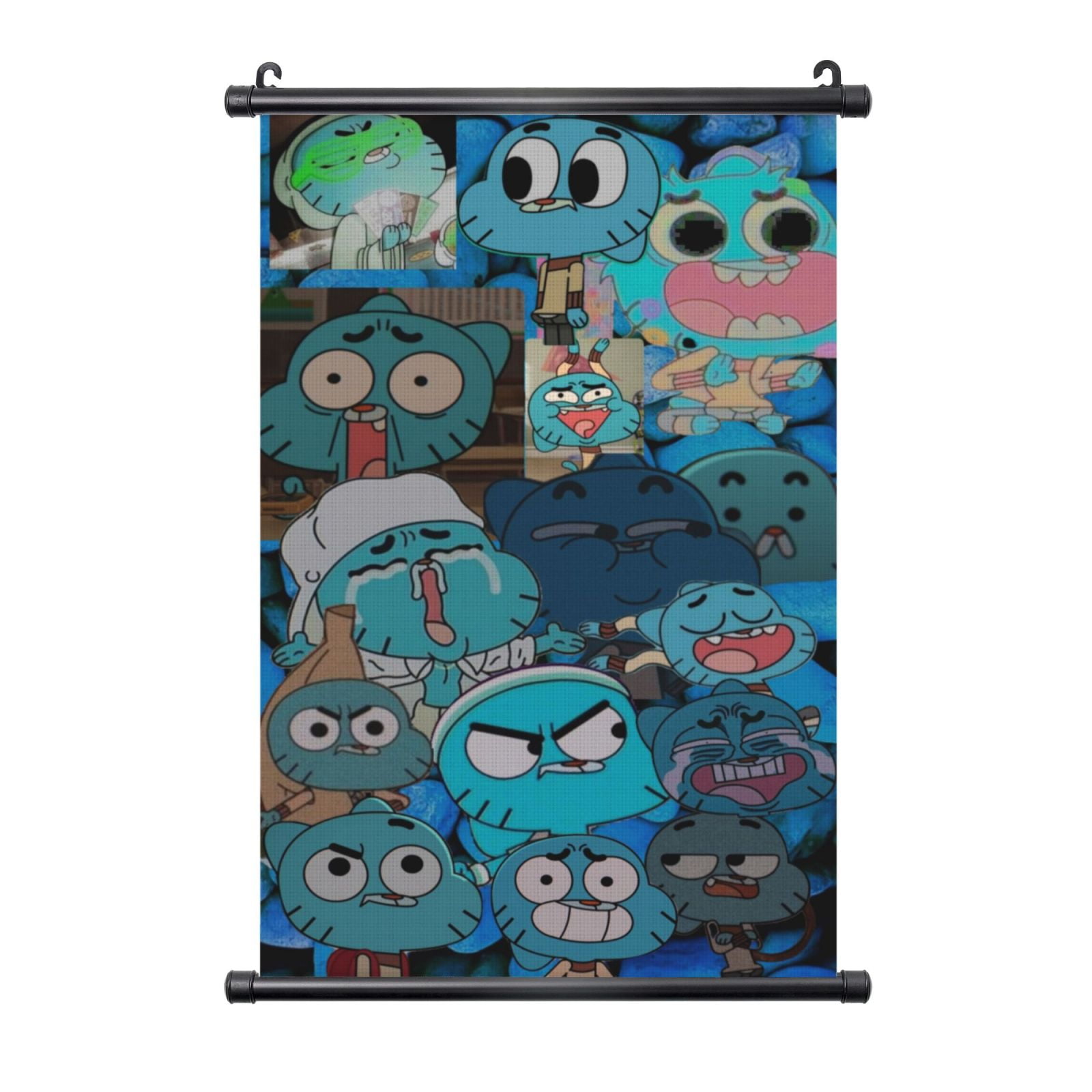 Amazing World Of Gumball Poster Plastic Shaft Wall Hanging Banner ...
