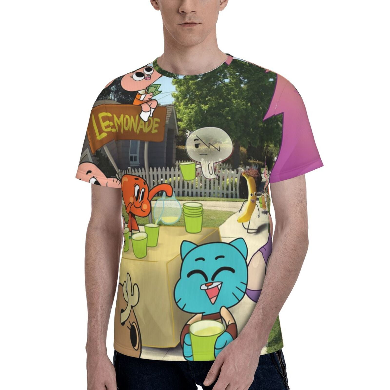 Amazing World Of Gumball Shirt 3d Printed T Shirt Crewneck Short Sleeve ...