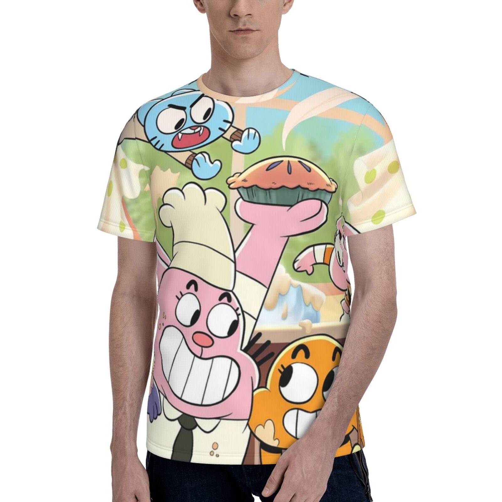 Amazing World Of Gumball Shirt 3d Printed T Shirt Crewneck Short Sleeve ...
