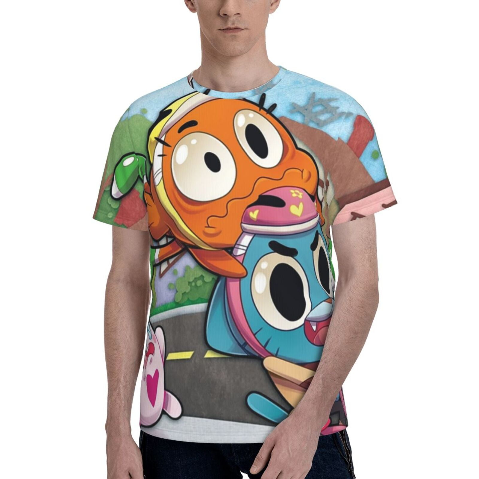 Amazing World Of Gumball Shirt 3d Printed T Shirt Crewneck Short Sleeve ...