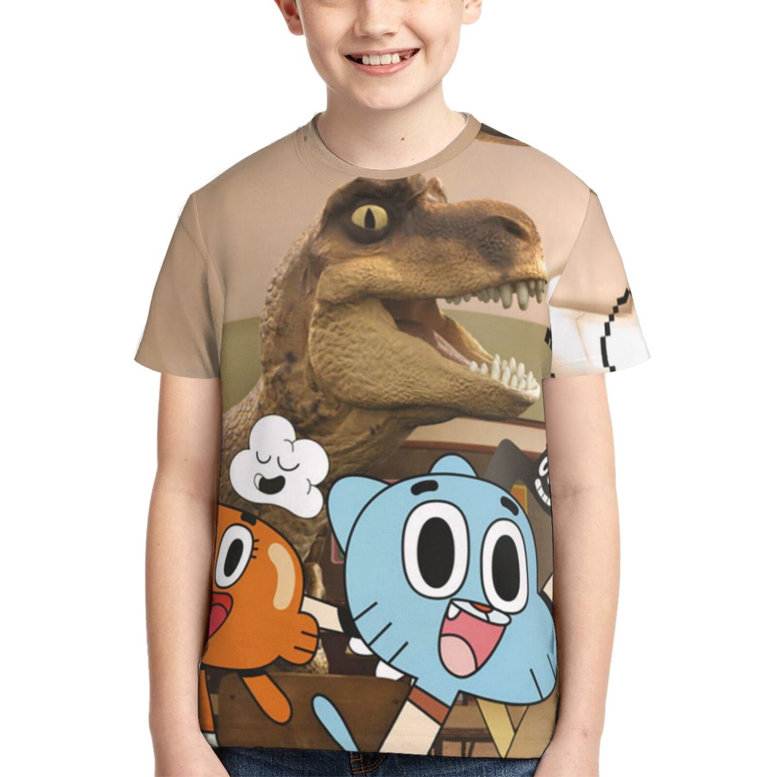 Amazing World Of Gumball T Shirts 3d Printed Short Sleeve Tee Shirt For ...