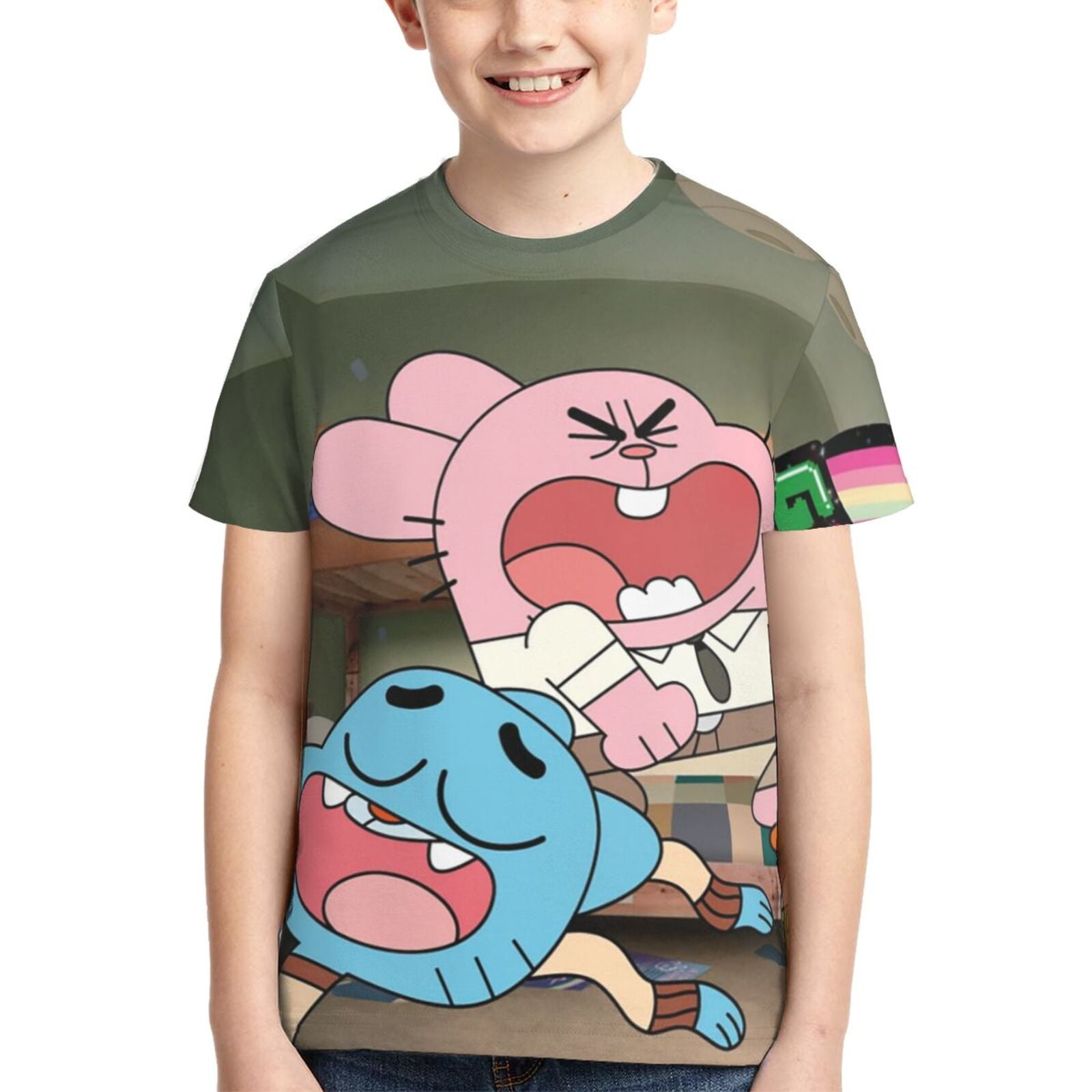 Amazing World Of Gumball T Shirts 3d Printed Short Sleeve Tee Shirt For ...