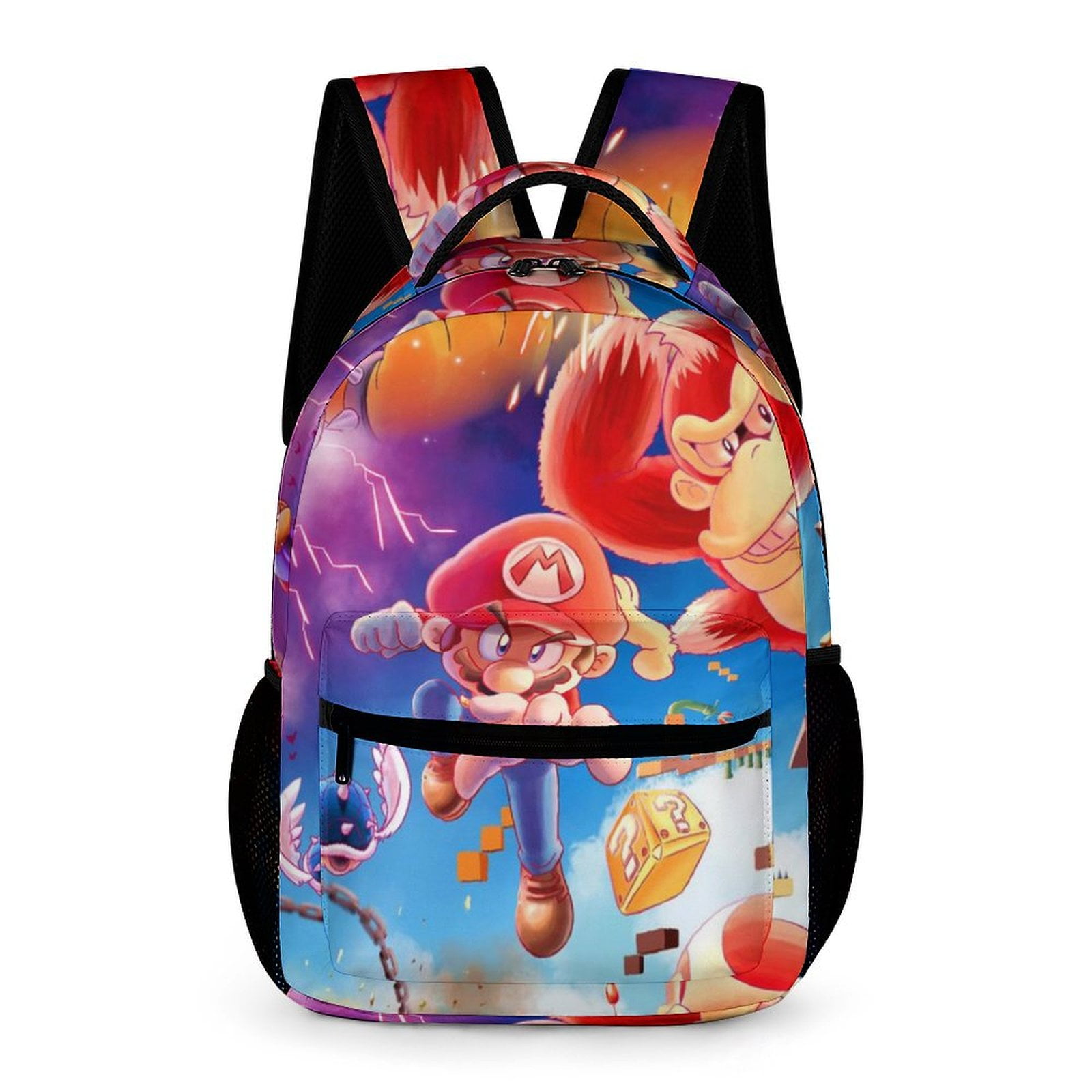 Amazing World Super Mario Bros Movie Backpack Daypack Schoolbag Student ...