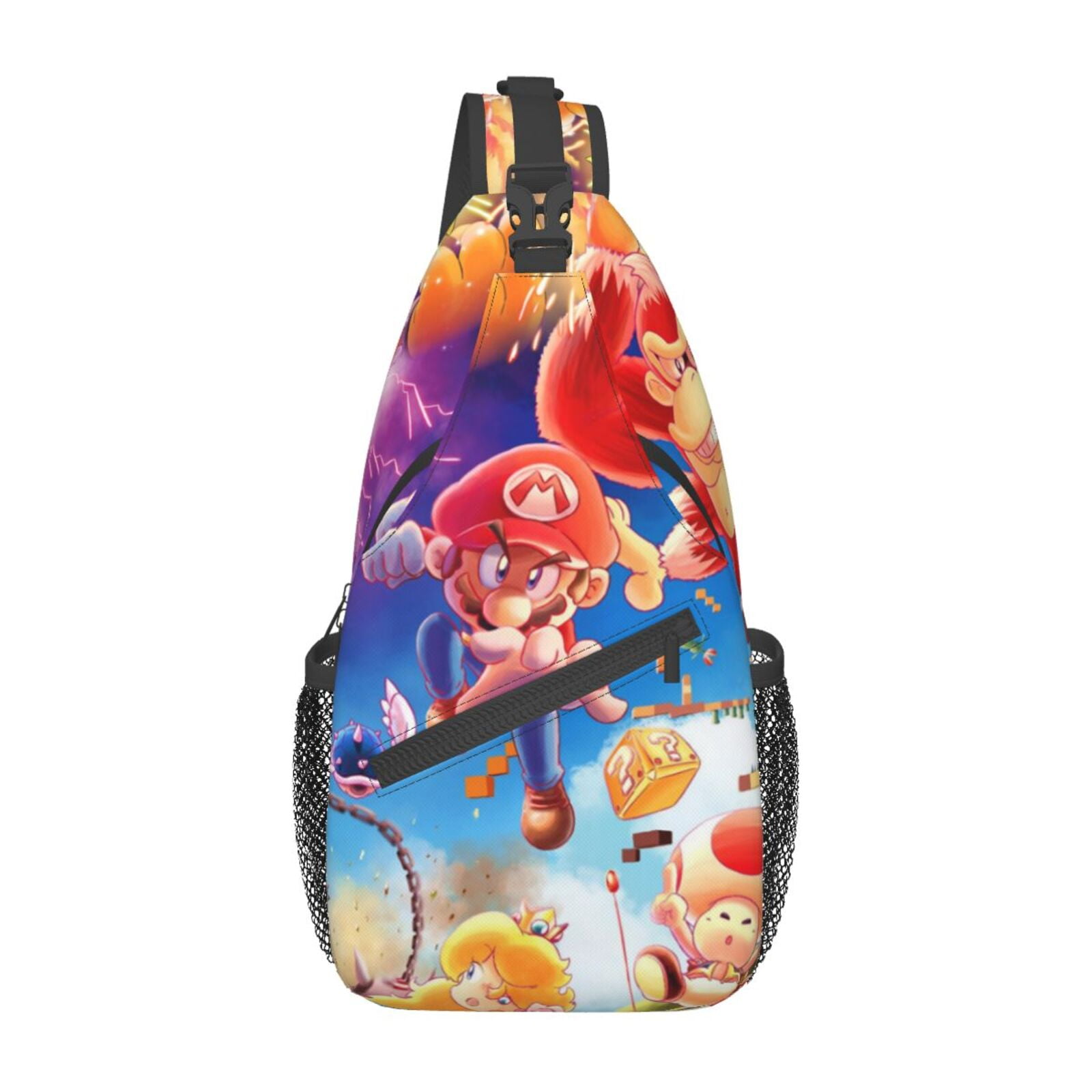 Amazing World Super Mario Bros Movie Chest Bags Crossbody Sling ...