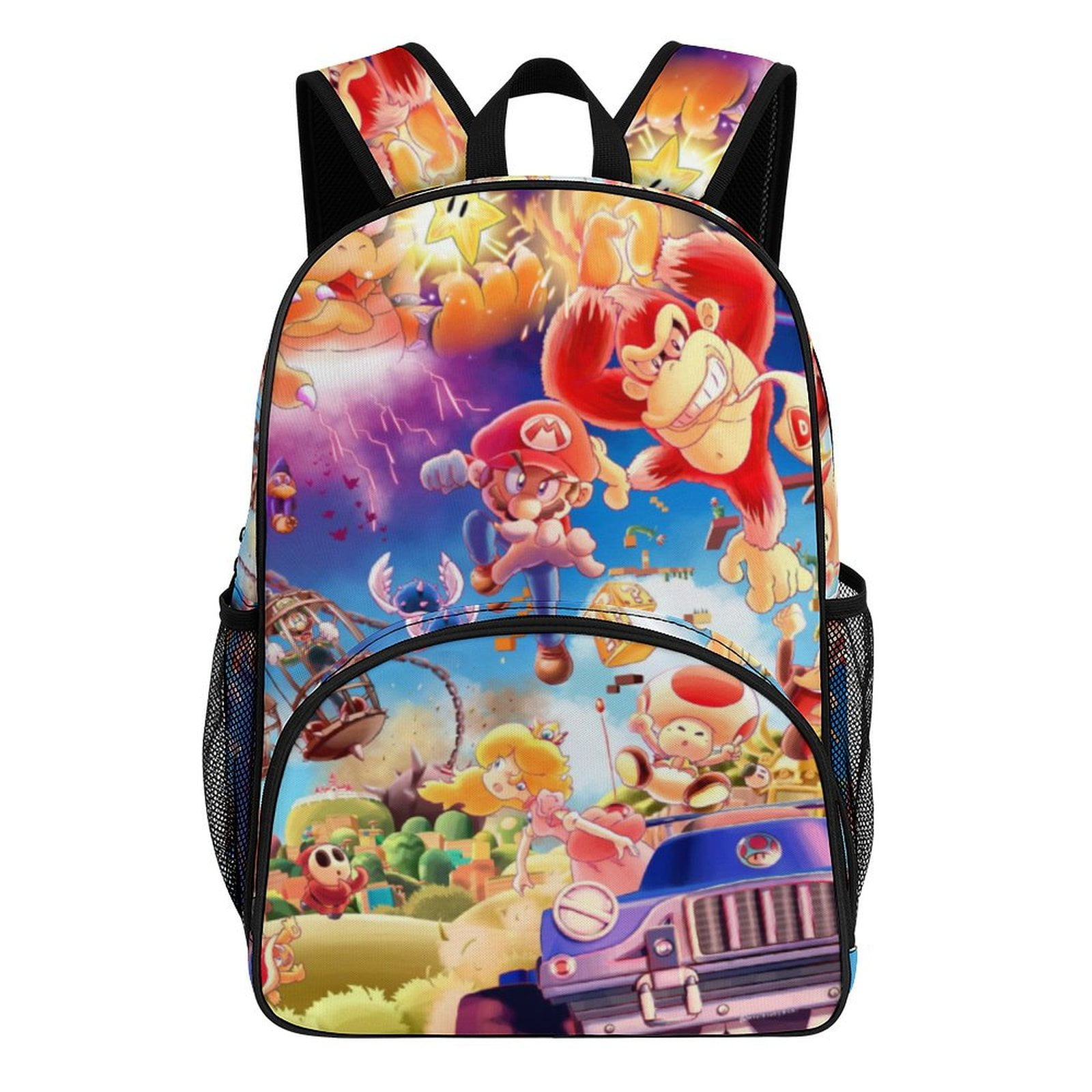 Amazing World Super Mario Bros Movie Laptop Backpack Daypack Student ...